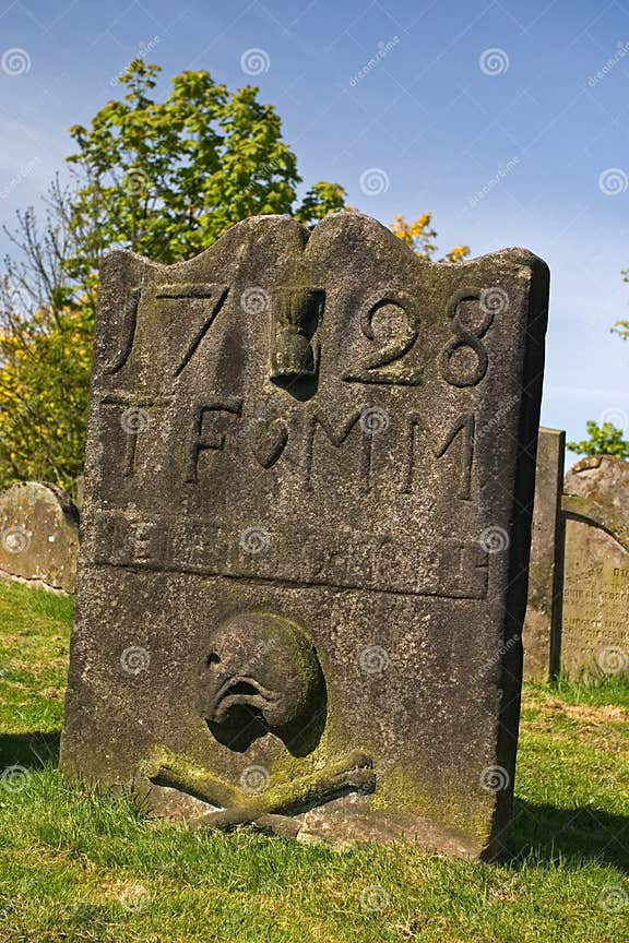 Ancient Tombstone stock image. Image of scotland, stone - 124167