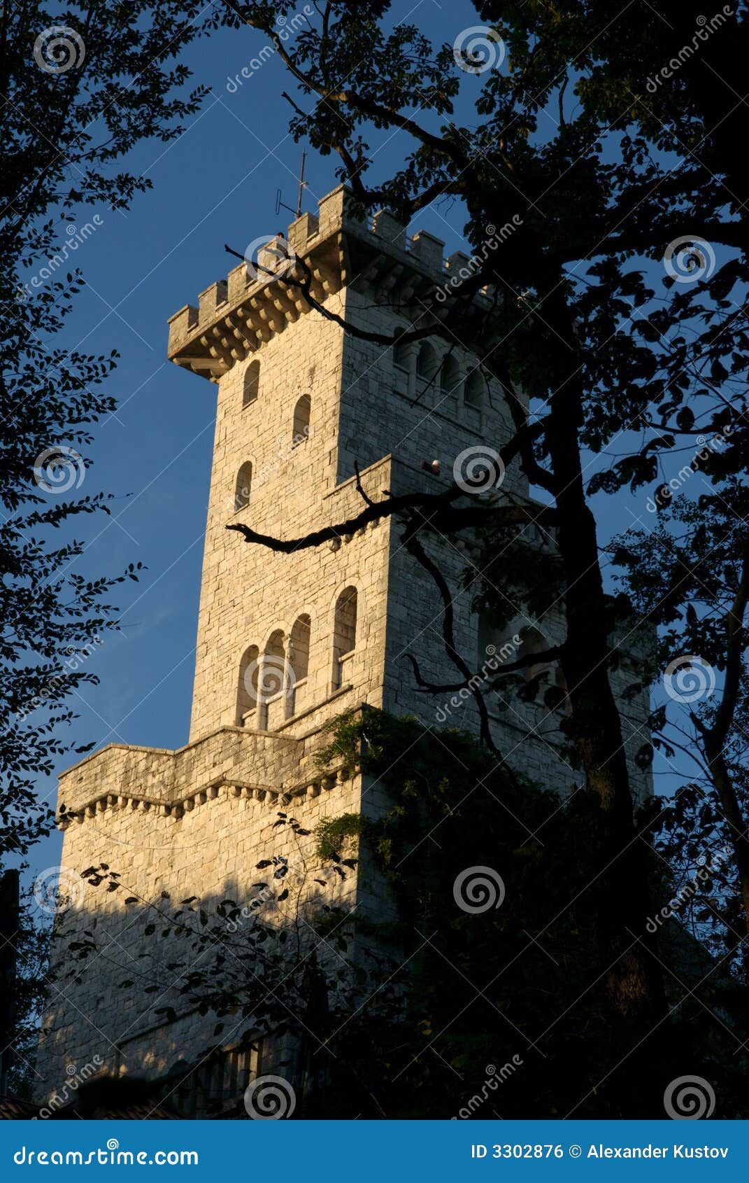 Ancient tower stock photo. Image of tall, stone, gothic - 3302876