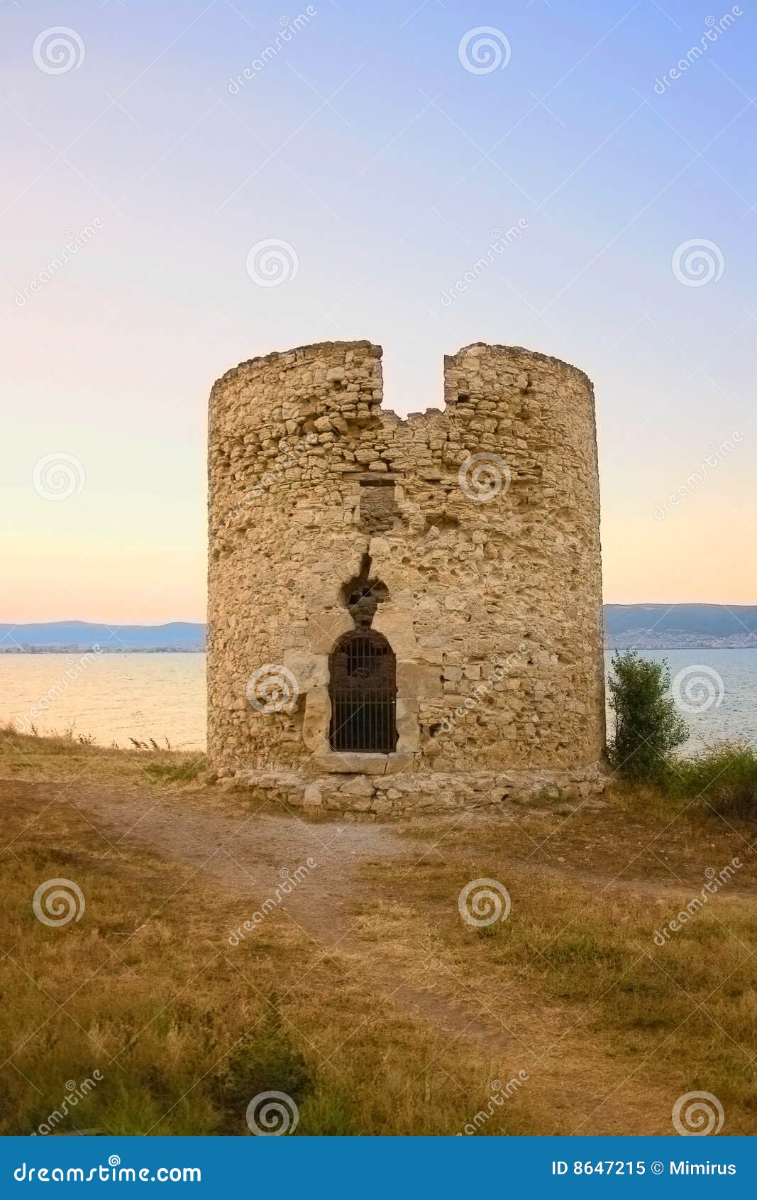 An Ancient Tower Of The Vorontsov Palace In The Sky And Trees. Stock ...