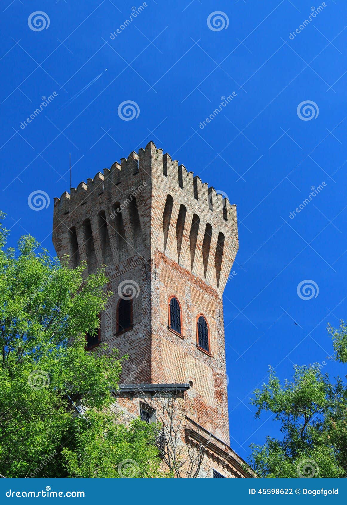 Ancient tower stock photo. Image of ancient, tower, blue - 45598622