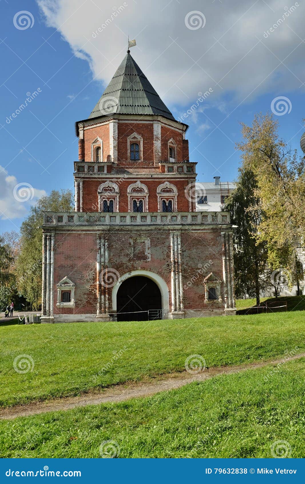 An ancient tower editorial stock photo. Image of izmailovo - 79632838