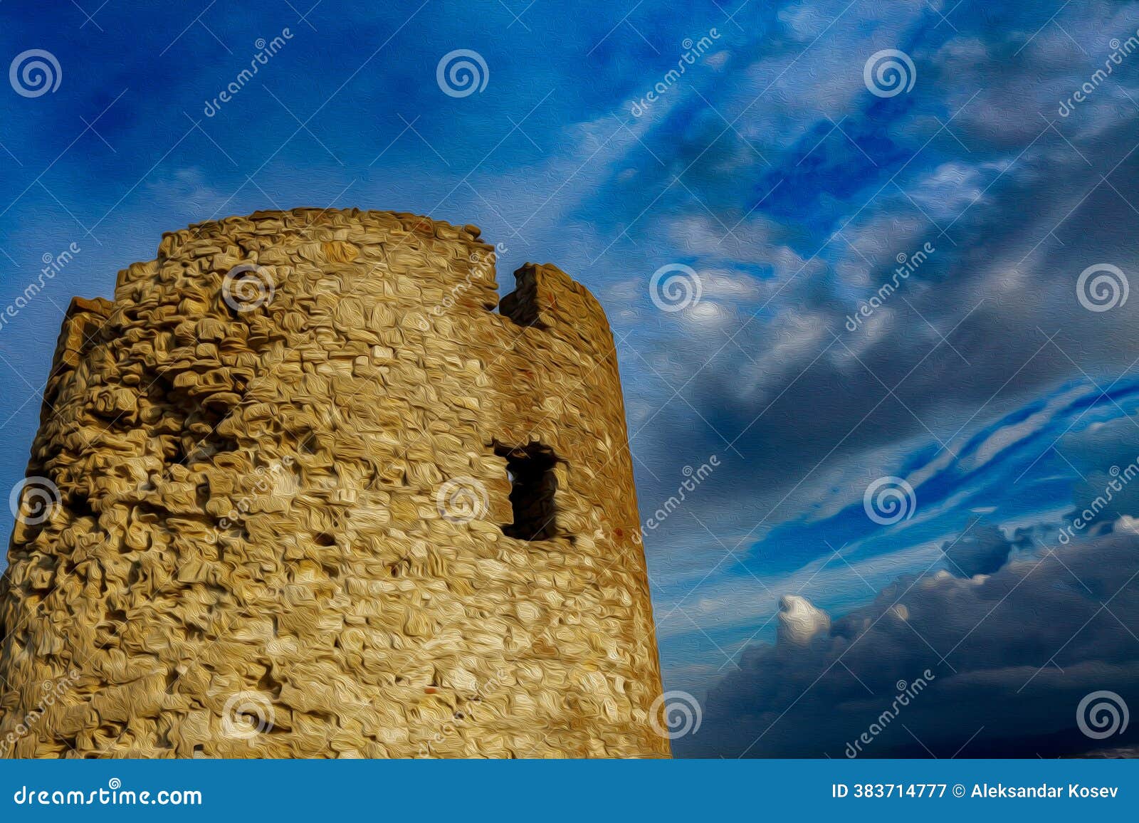 Ancient Tower Ruins Royalty-Free Stock Photo | CartoonDealer.com #33751101