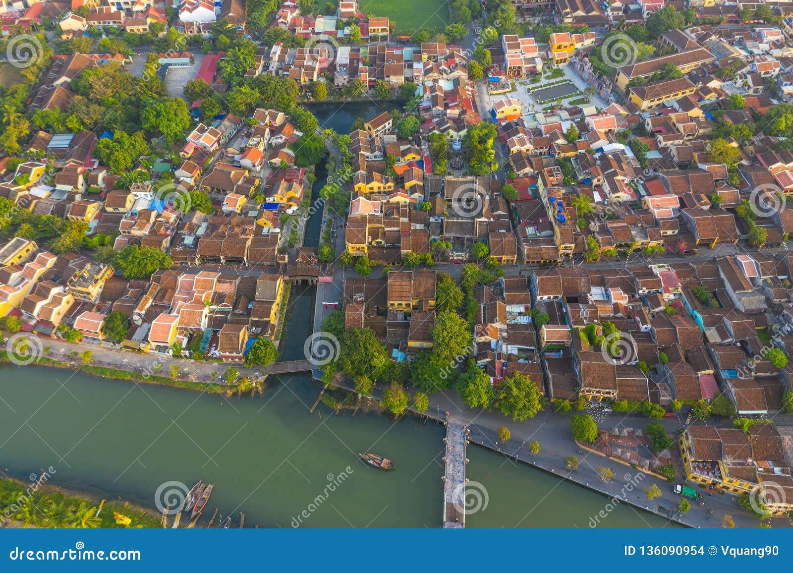 Ancient Town in the Beautiful Sunny Morning Stock Photo - Image of ...