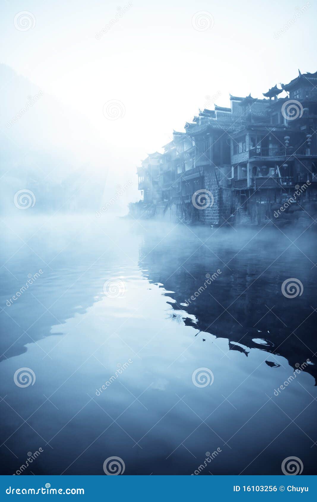 Ancient Town of Phoenix at Dawn Stock Photo - Image of house, morning ...