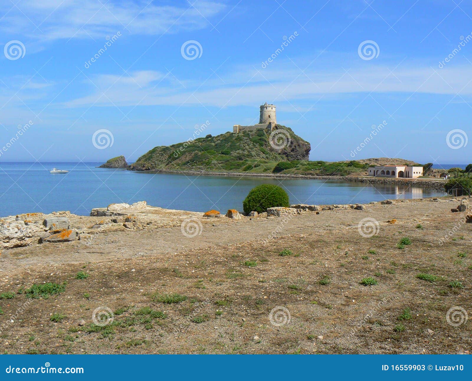 Ancient Town of Pula, Sardinia Stock Image - Image of rome, ruins: 16559903
