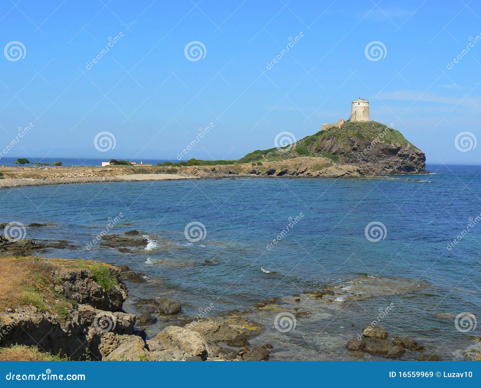 Ancient Town of Pula, Sardinia Stock Image - Image of italy, roman ...