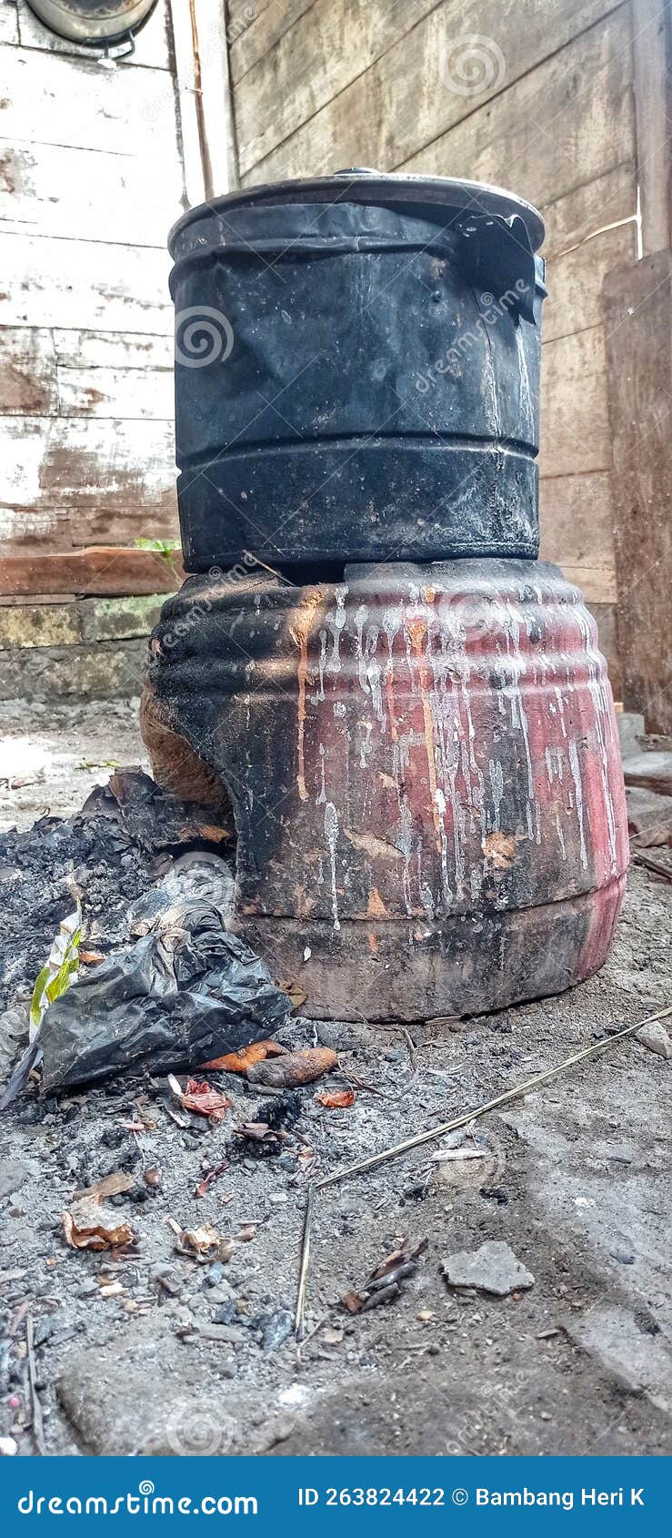 Ancient Traditional Cooking Stoves are Still Used Today Stock Photo ...