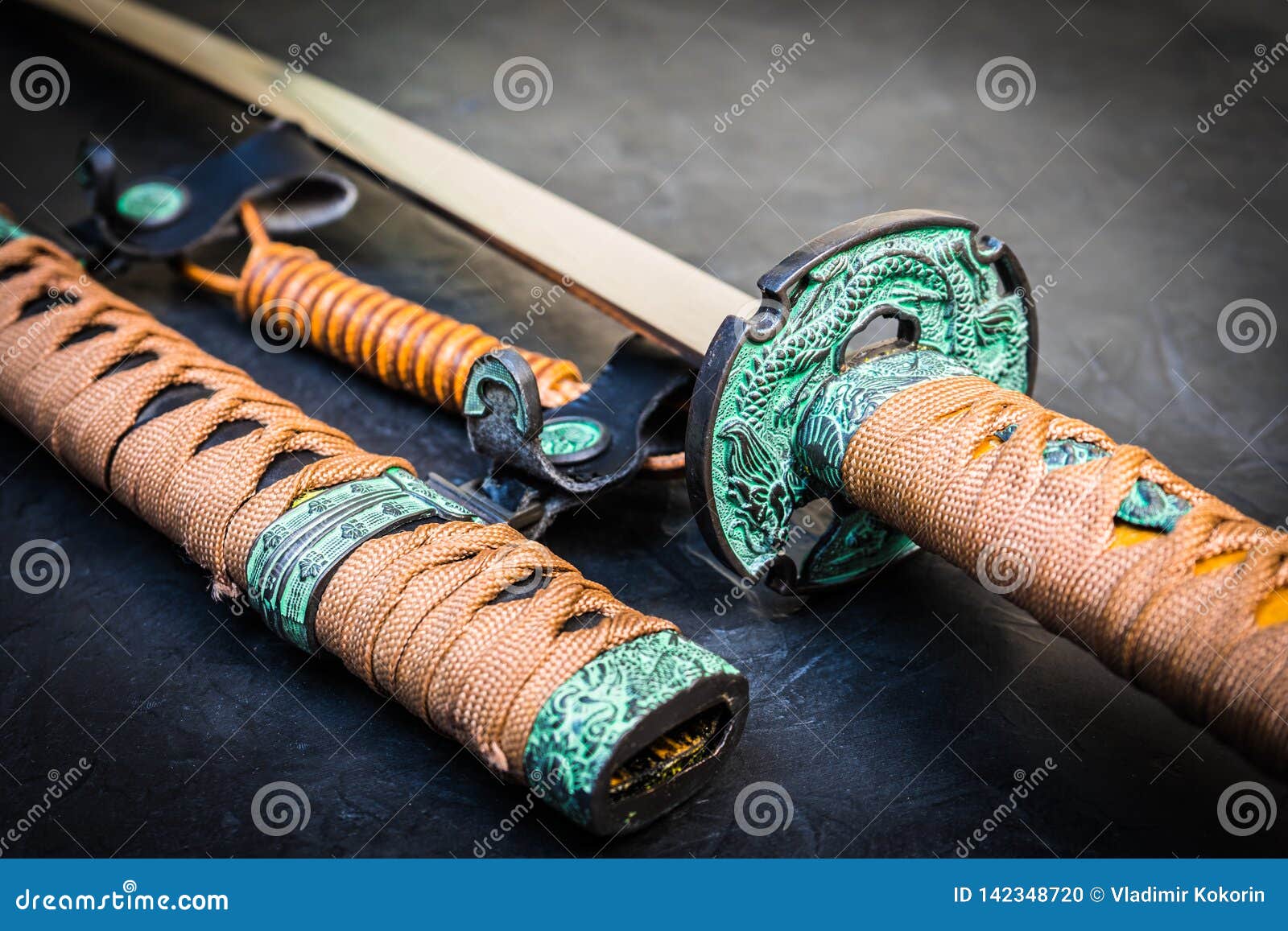 Old Shawl Samurai Sword Stock Photos - Free & Royalty-Free Stock Photos ...