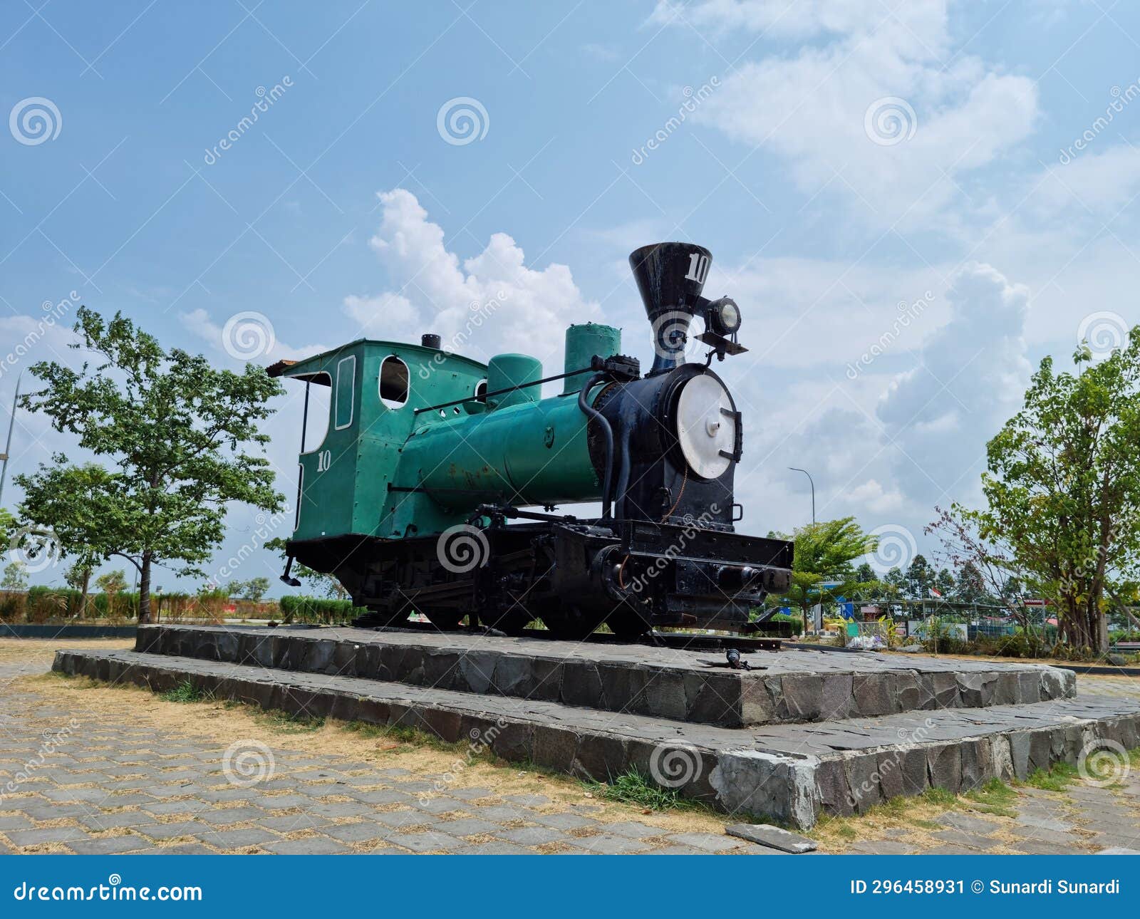 An Ancient Train from the Dutch Era Which Functions As a Monument Stock ...