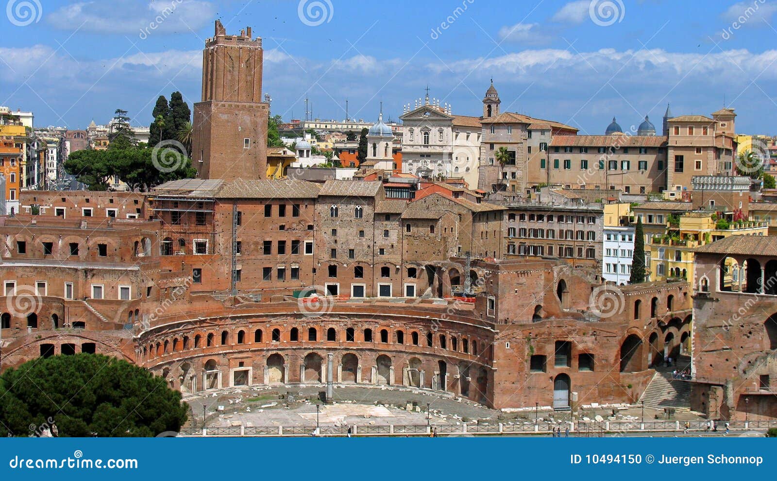 Ancient Trajan S Market in Rome Stock Photo - Image of forum ...
