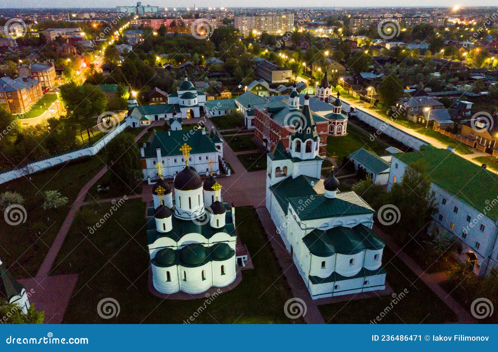 Ancient Transfiguration Monastery of Murom Stock Image - Image of ...