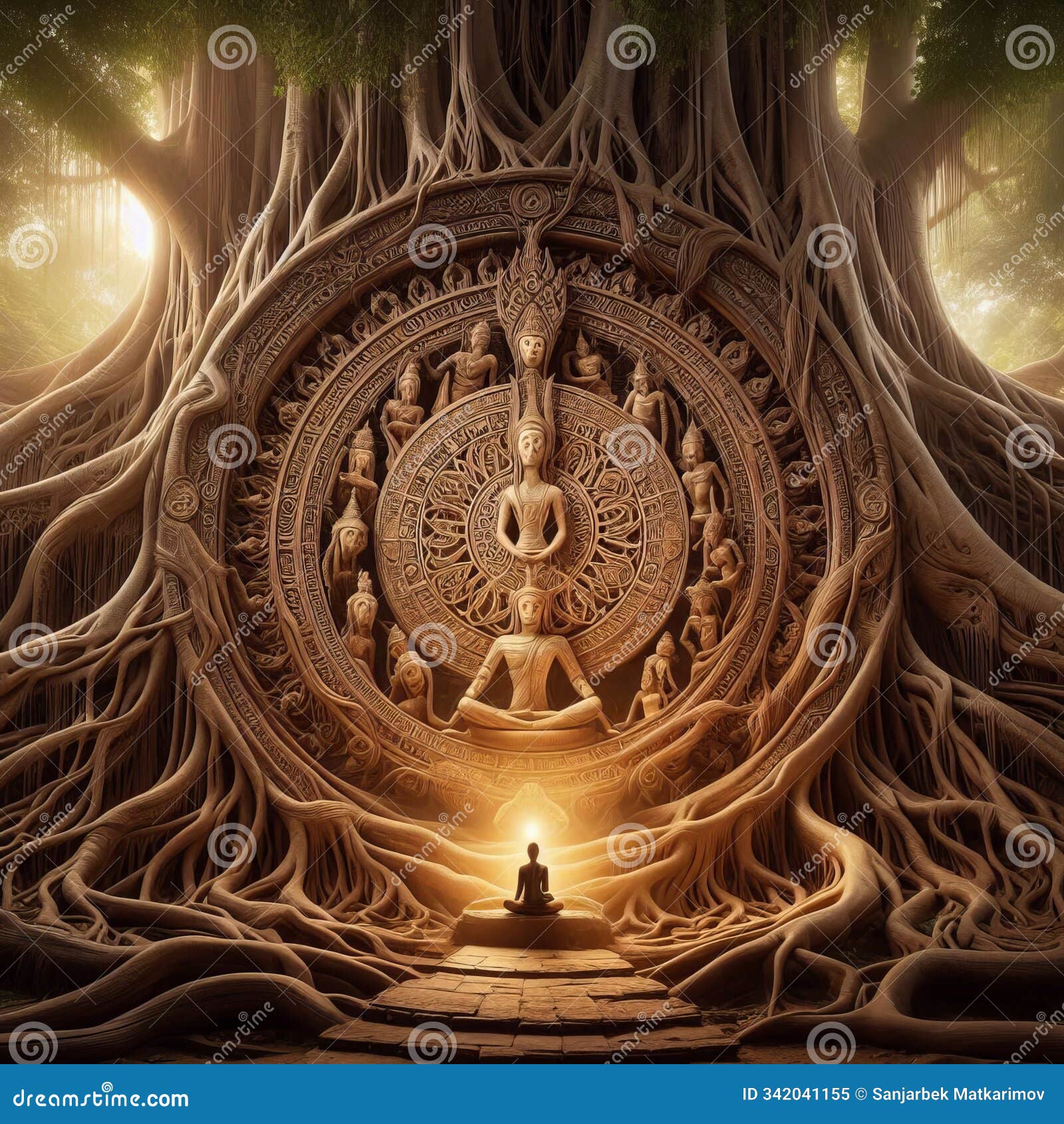 Ancient Tree Wisdom Share Trees Share Knowledge through Their in Stock ...