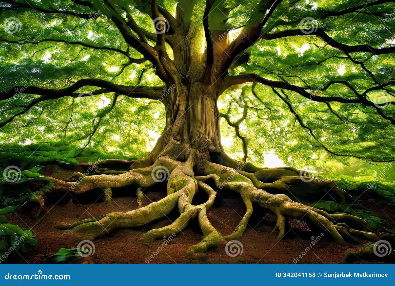 Ancient Tree Wisdom Share Trees Share Knowledge through Their in Stock ...