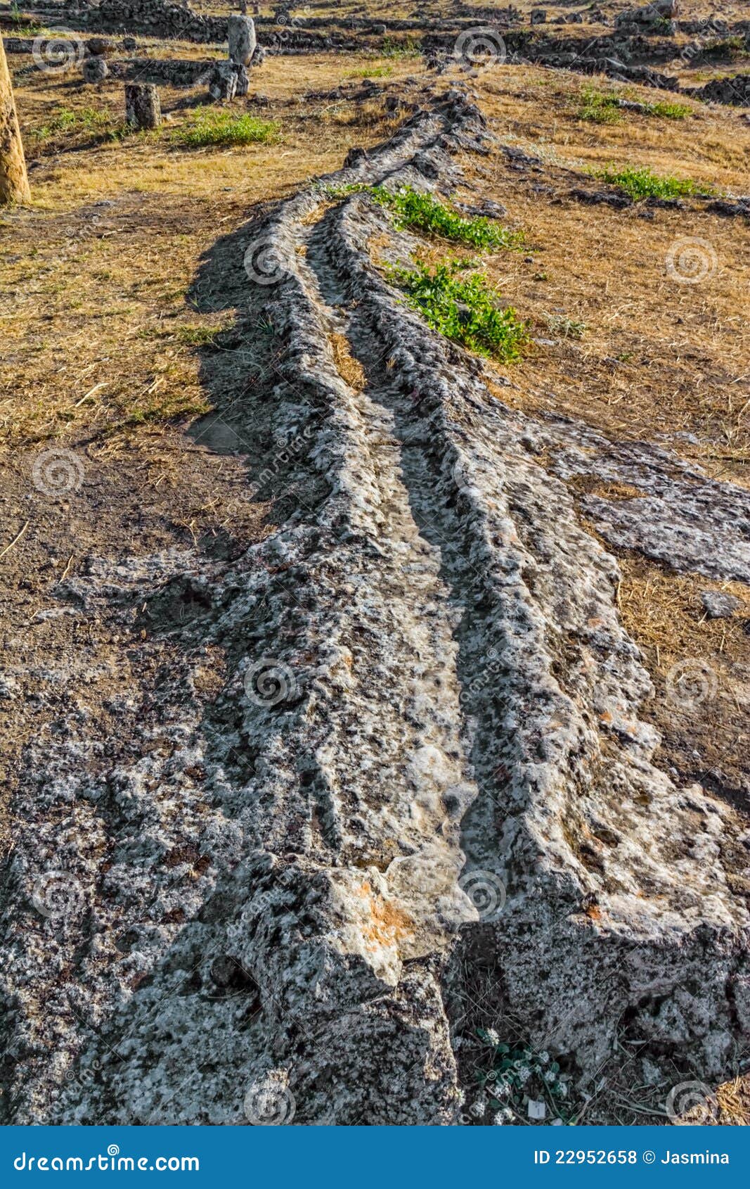 Ancient Trench for Thermal Water Stock Photo - Image of ruins, travel ...