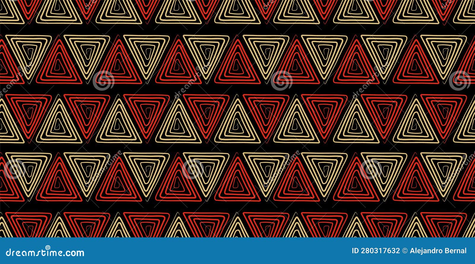 Ancient Triangle Seamless Texture Vector Illustration | CartoonDealer ...