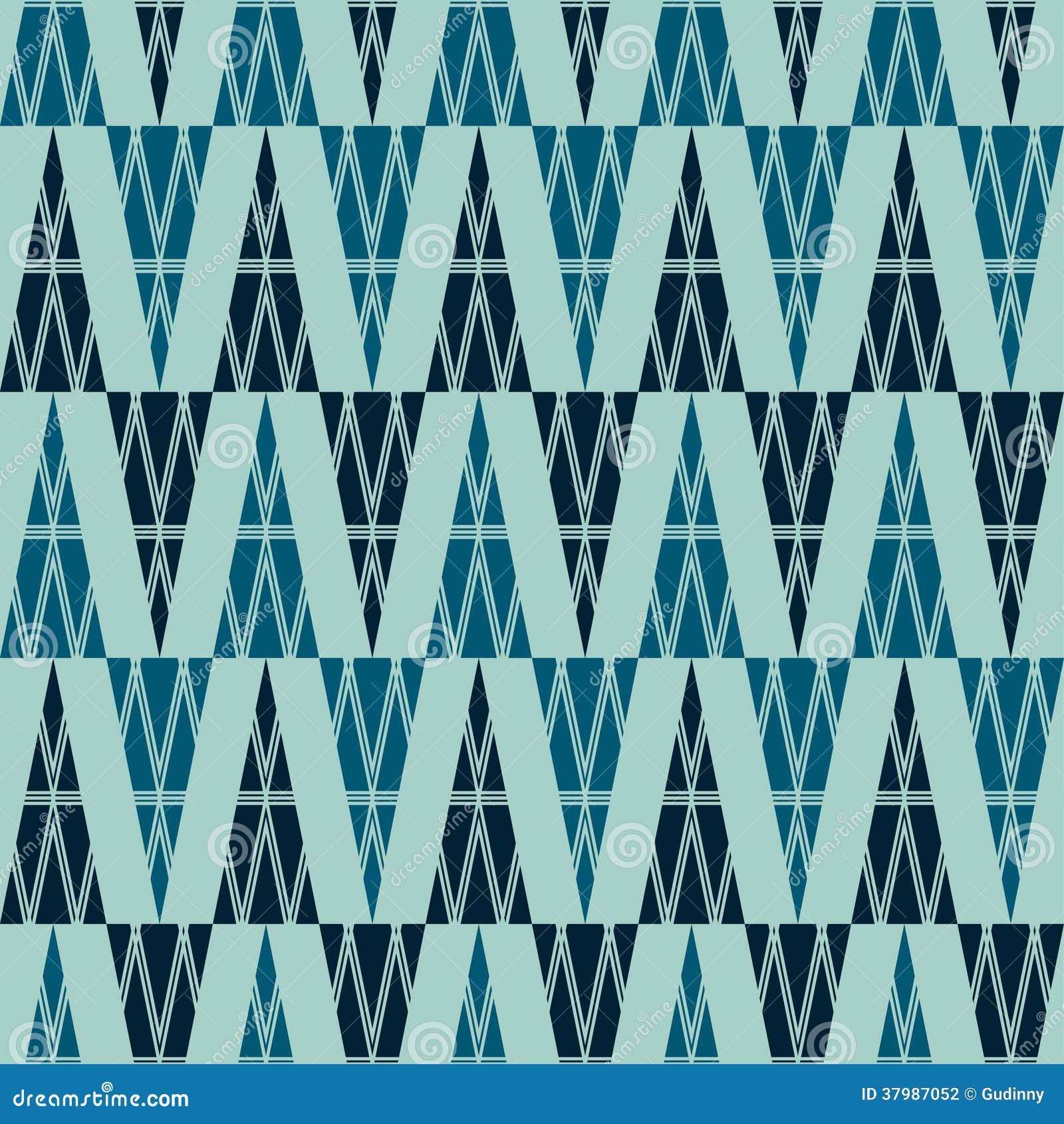 Ancient Triangle Seamless Pattern Stock Vector - Illustration of ...