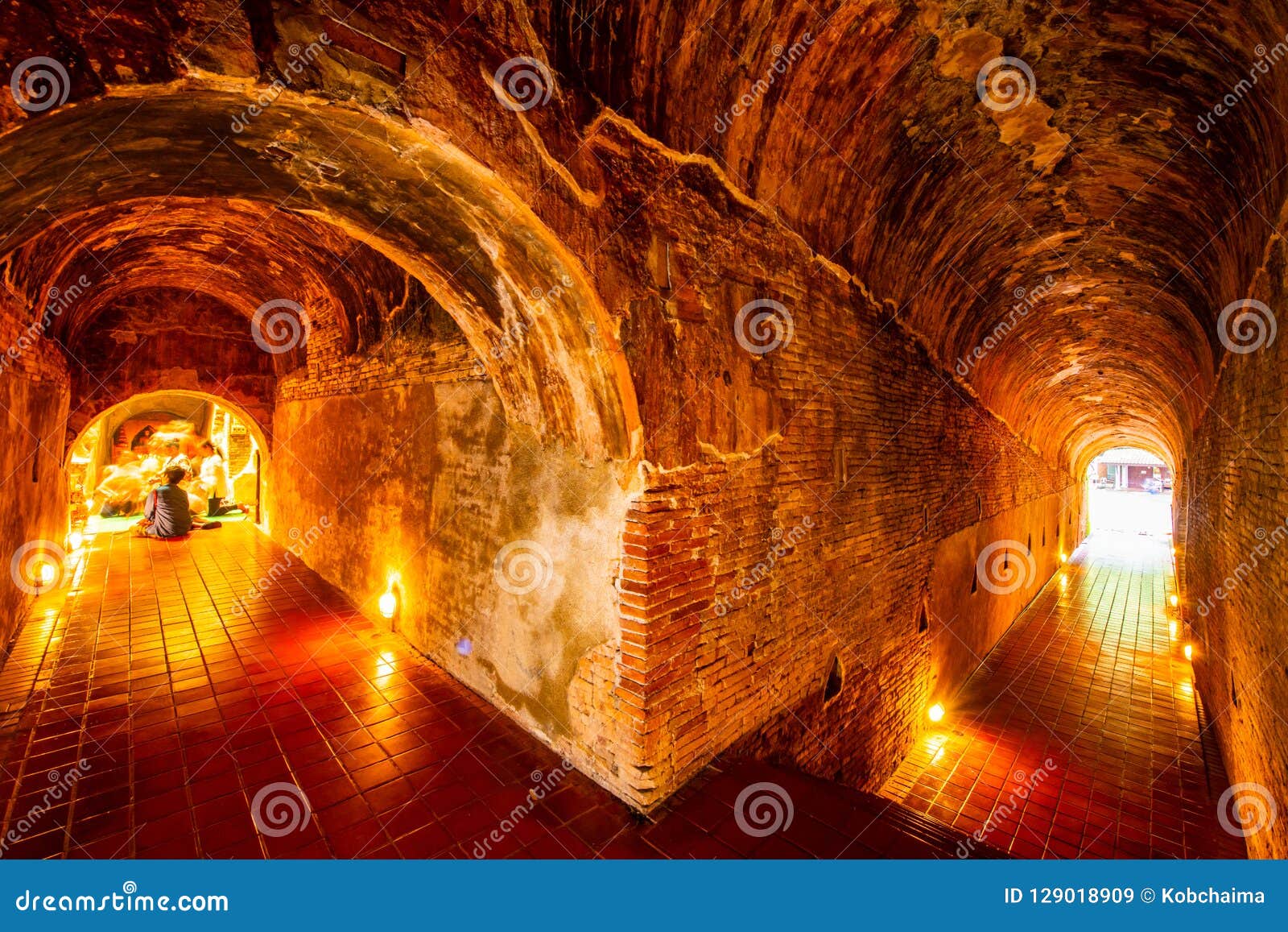 The Ancient Tunnel of Umong Temple Editorial Stock Image - Image of ...
