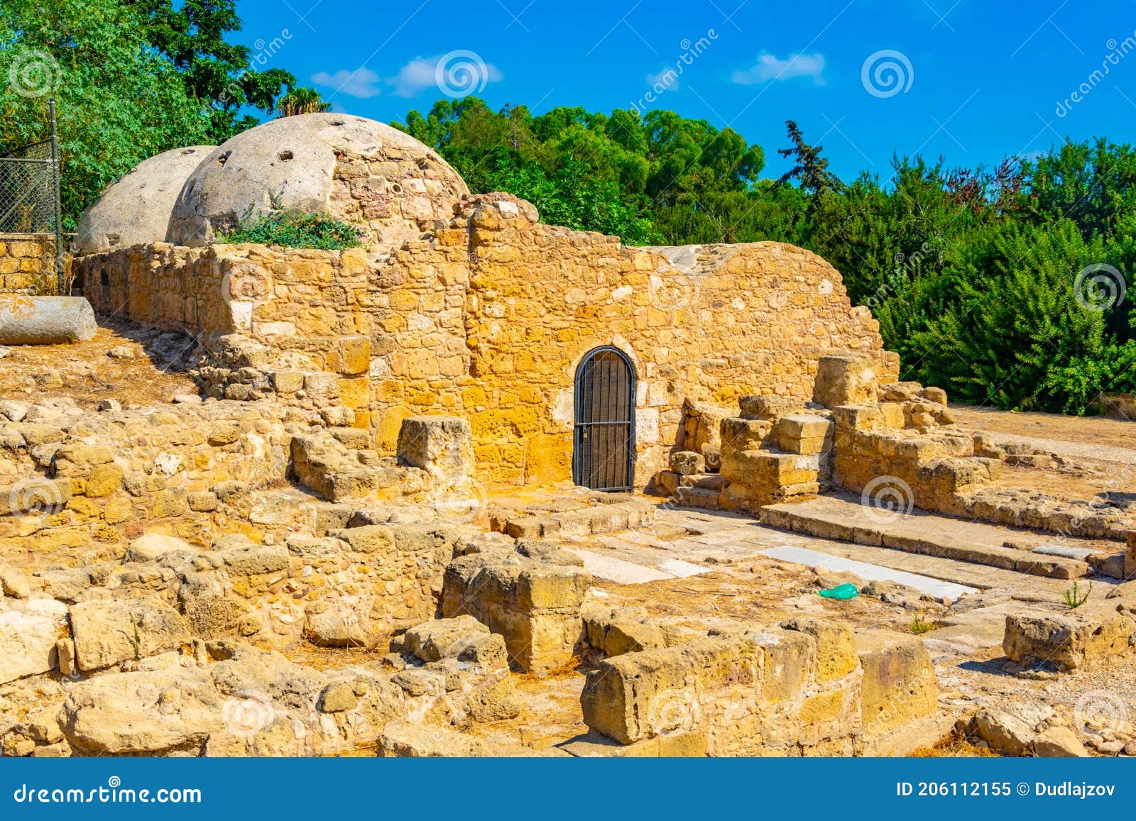 Ancient Turkish Bath in Paphos, Cyprus Stock Image - Image of european ...