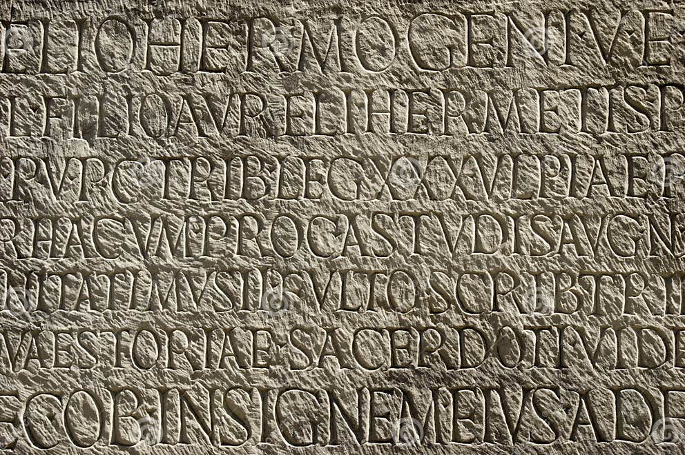 Ancient Typography stock image. Image of graphic, rome - 6250913
