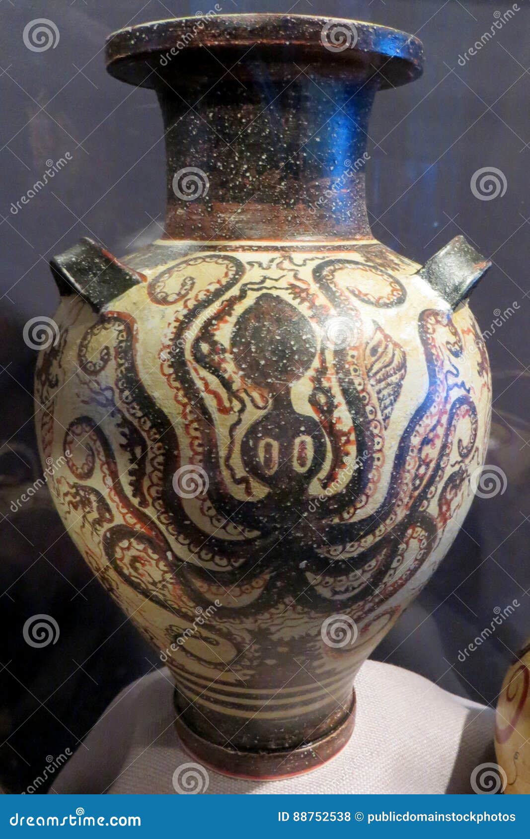 Ancient Vase With Octopus 1 Picture. Image: 88752538