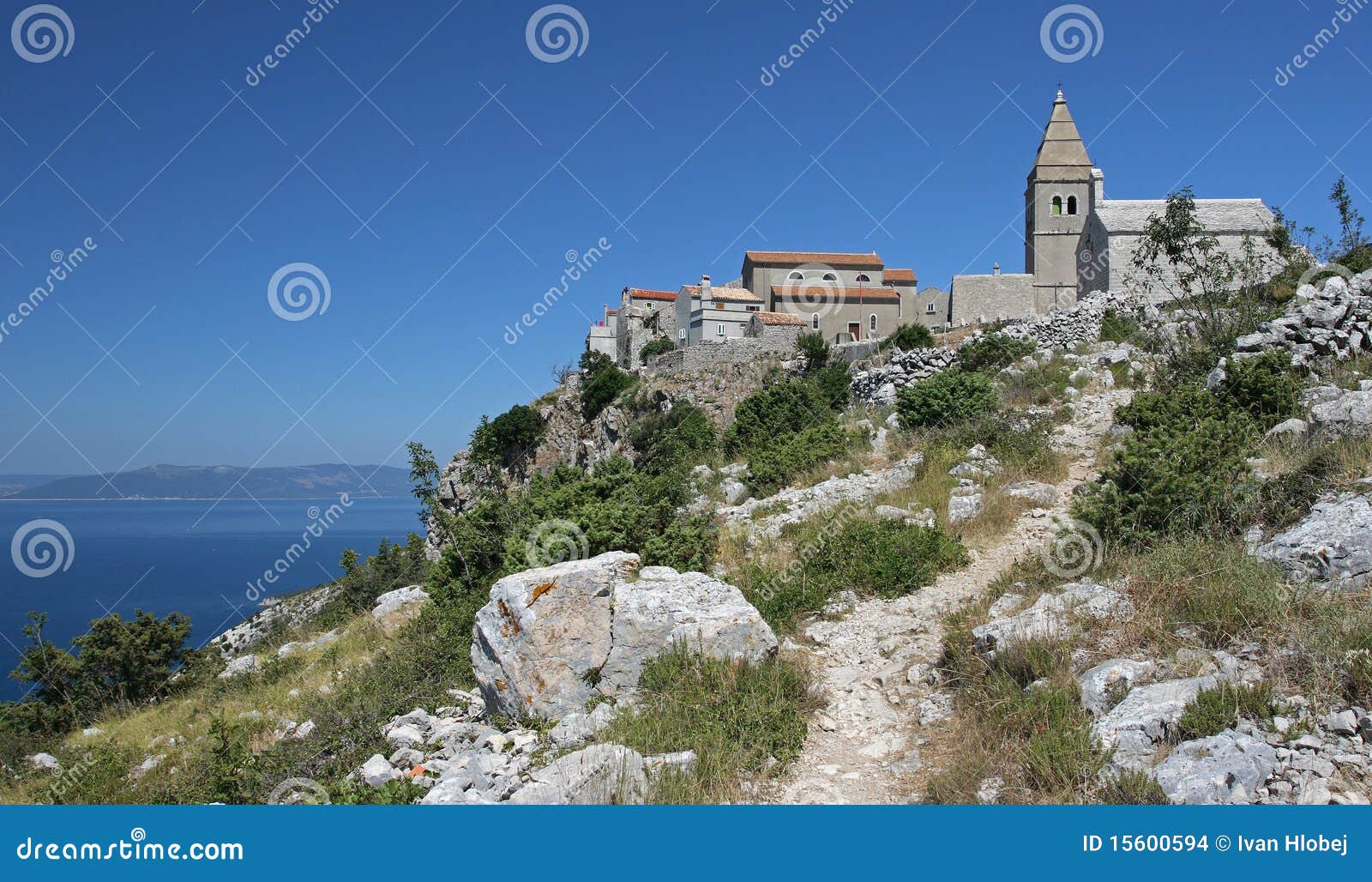 Ancient Village of Lubenice , Cres , Croatia Stock Photo - Image of ...