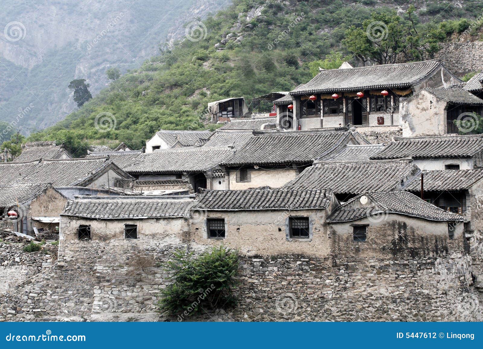 Ancient Village in the Mountain. Stock Photo - Image of floor, stone ...