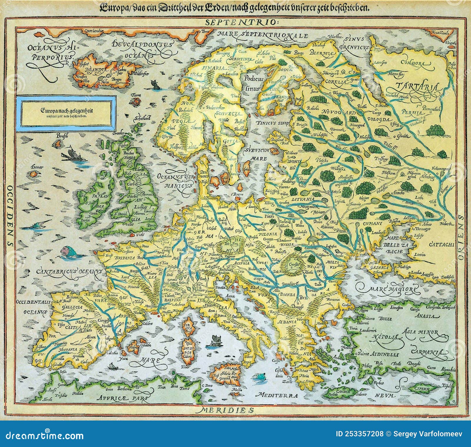 Ancient Vintage World Map Golden Amber Coffee Quality Prime Superior ...