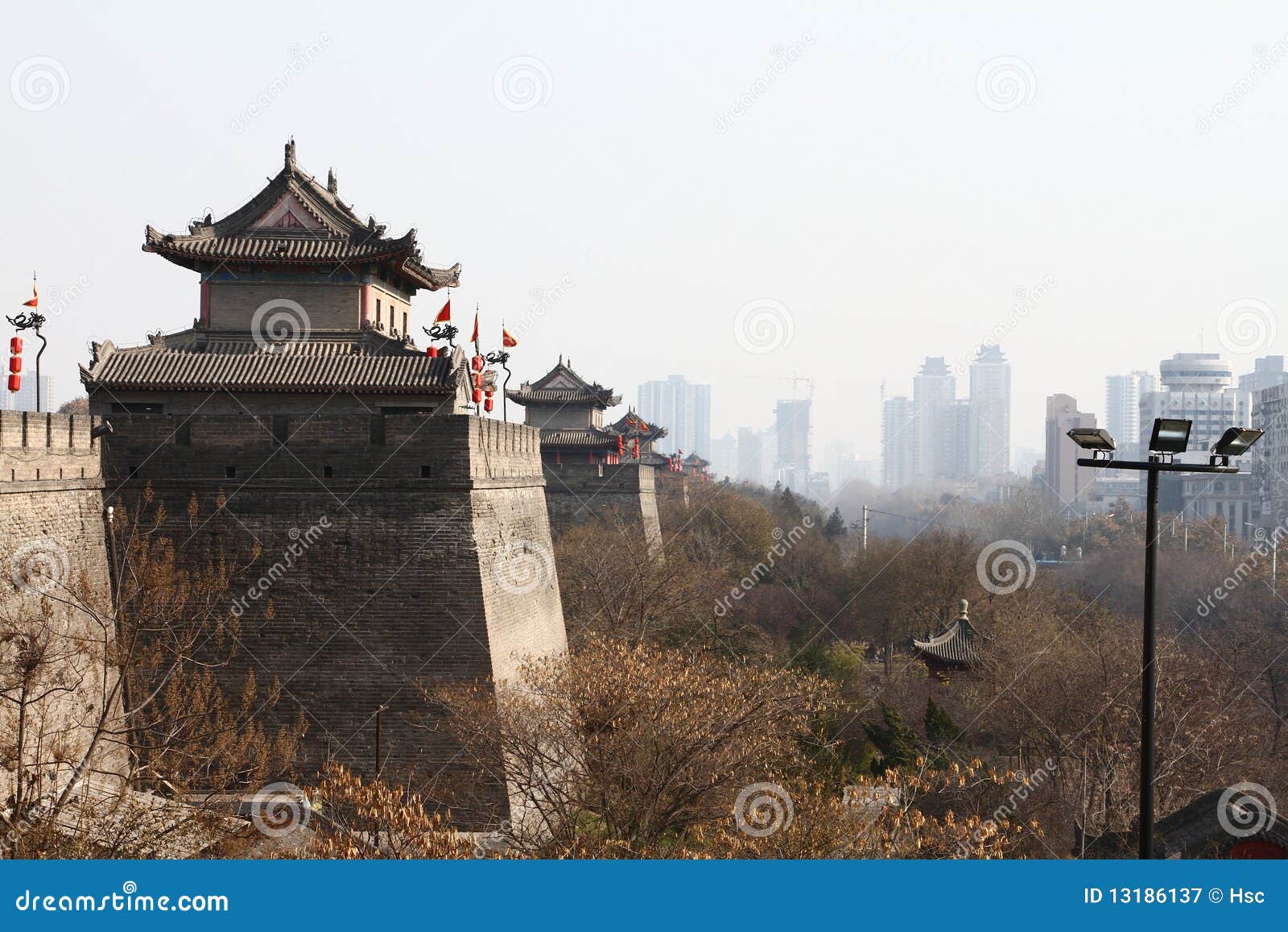 Ancient Wall Of Gyeongbokgung Palace Background Stock Photography ...