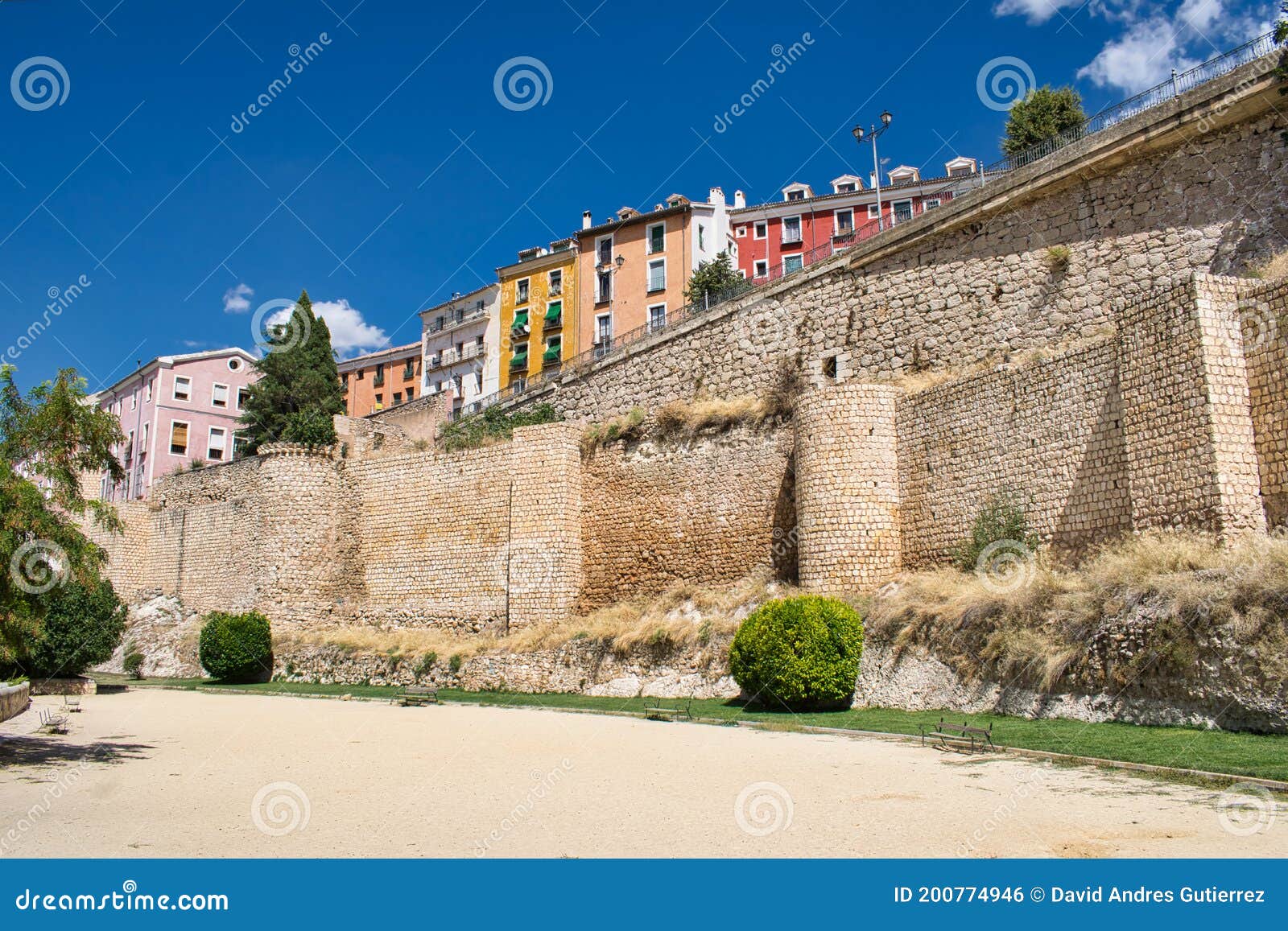 Ancient Wall of Cuenca Built in Muslim Times during the 10th and 11th ...