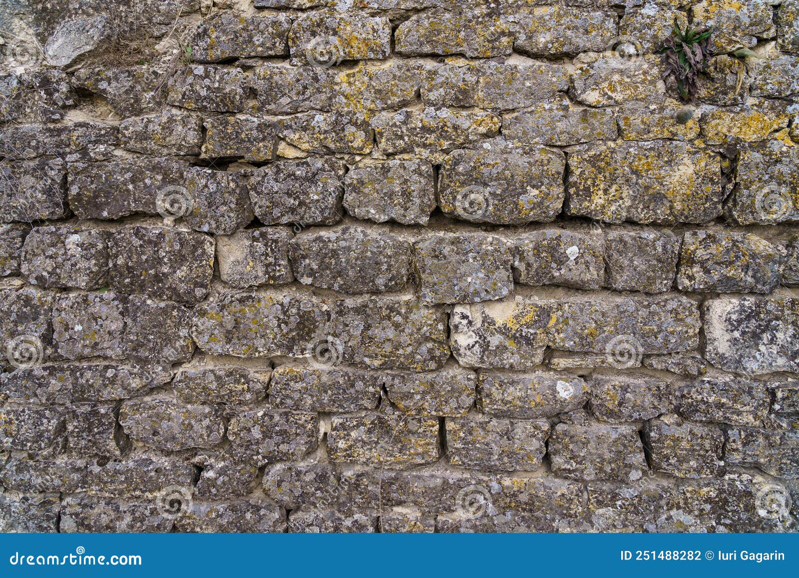 Ancient Wall Made of Stone Blocks. Texture Background or Backdrop Stock ...