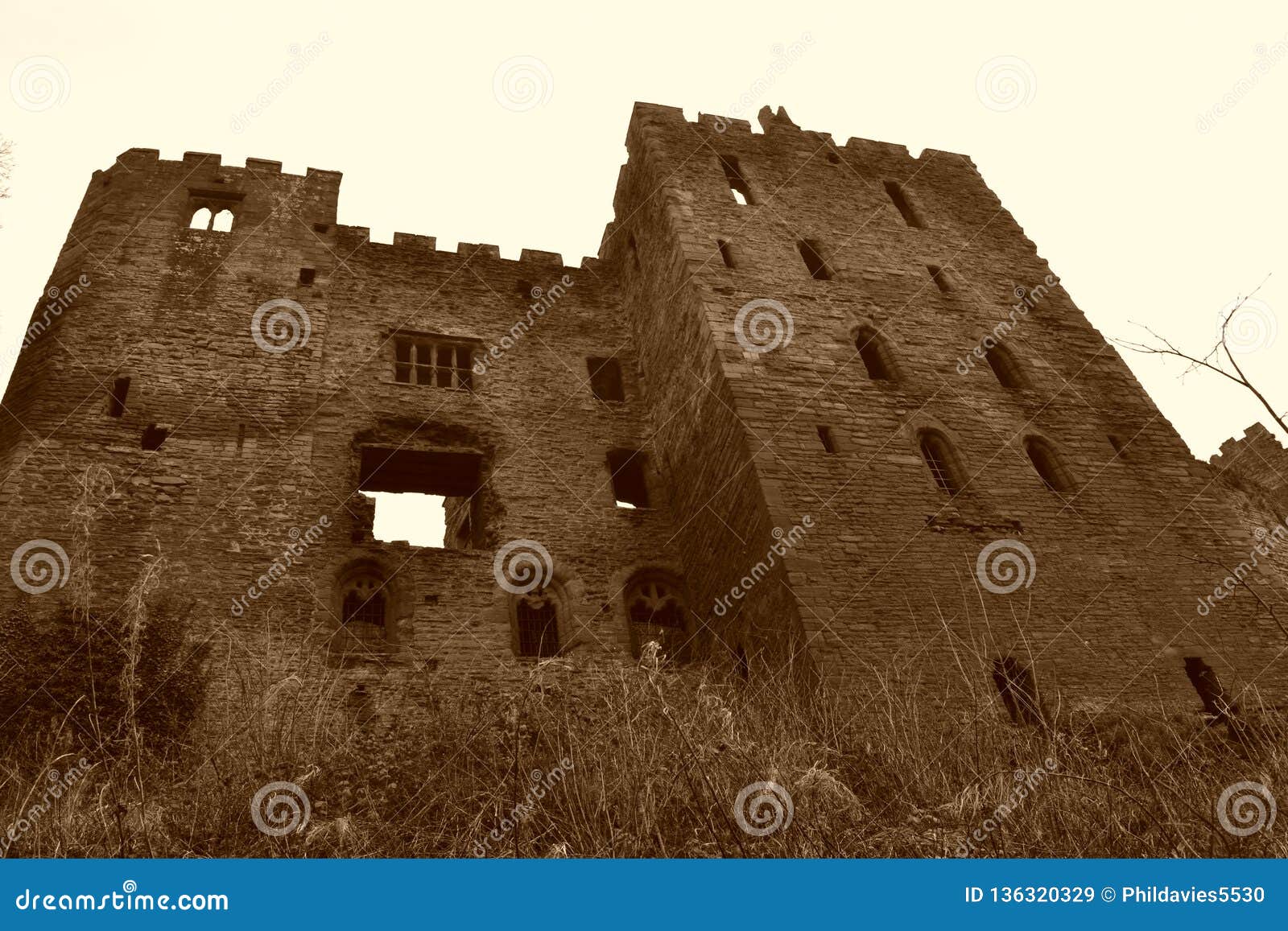 Sepia castle stock image. Image of sepia, castle, medieval - 136320329