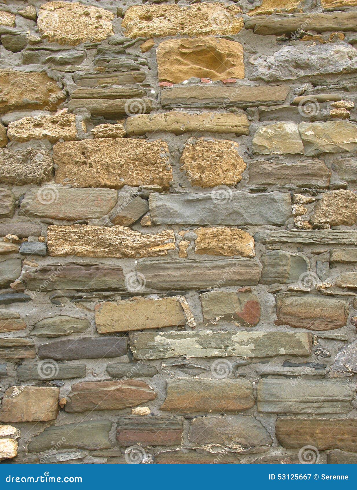 Ancient Wall from Sandstone Brick Stock Image - Image of detail, brick ...