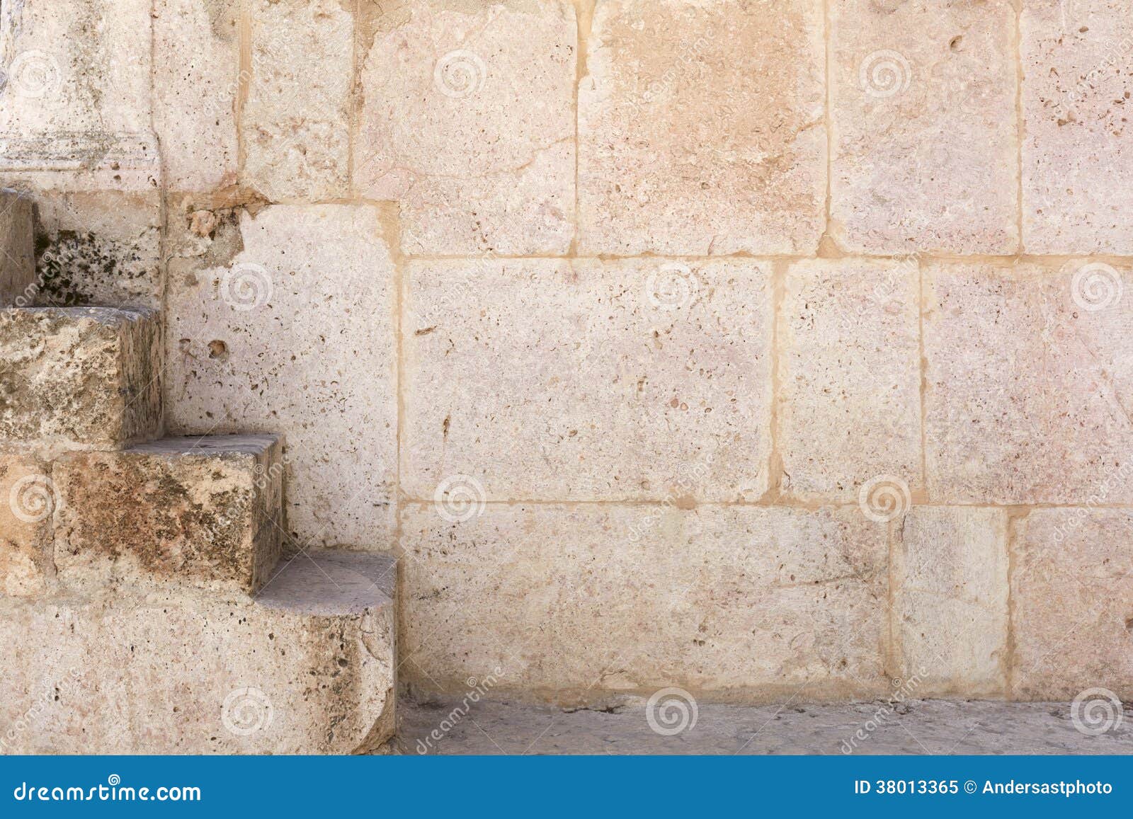 Ancient Wall Stone Background with Staircase Stock Image - Image of ...