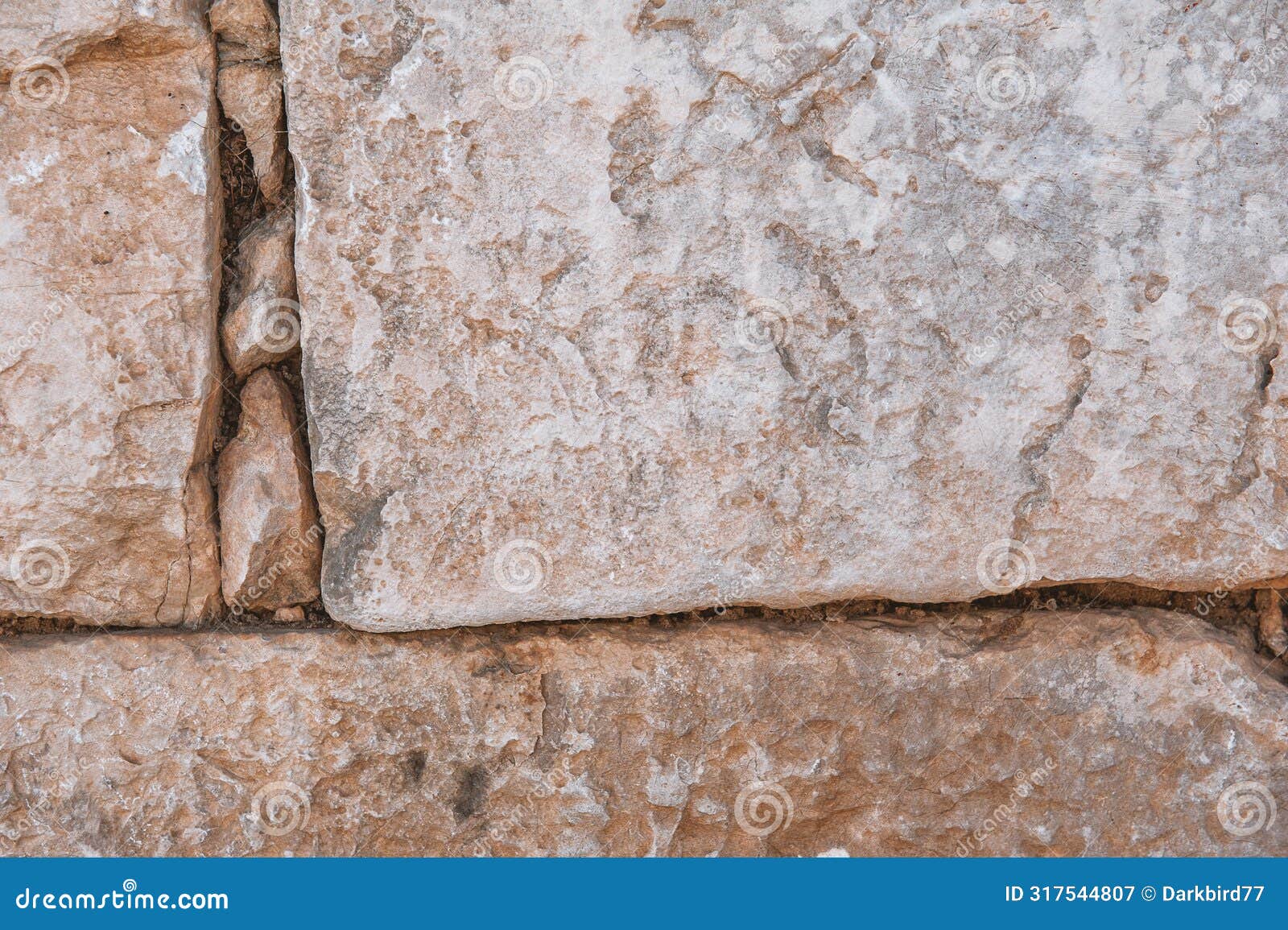 Ancient Wall Background with Old Concrete Bricks Stock Image - Image of ...