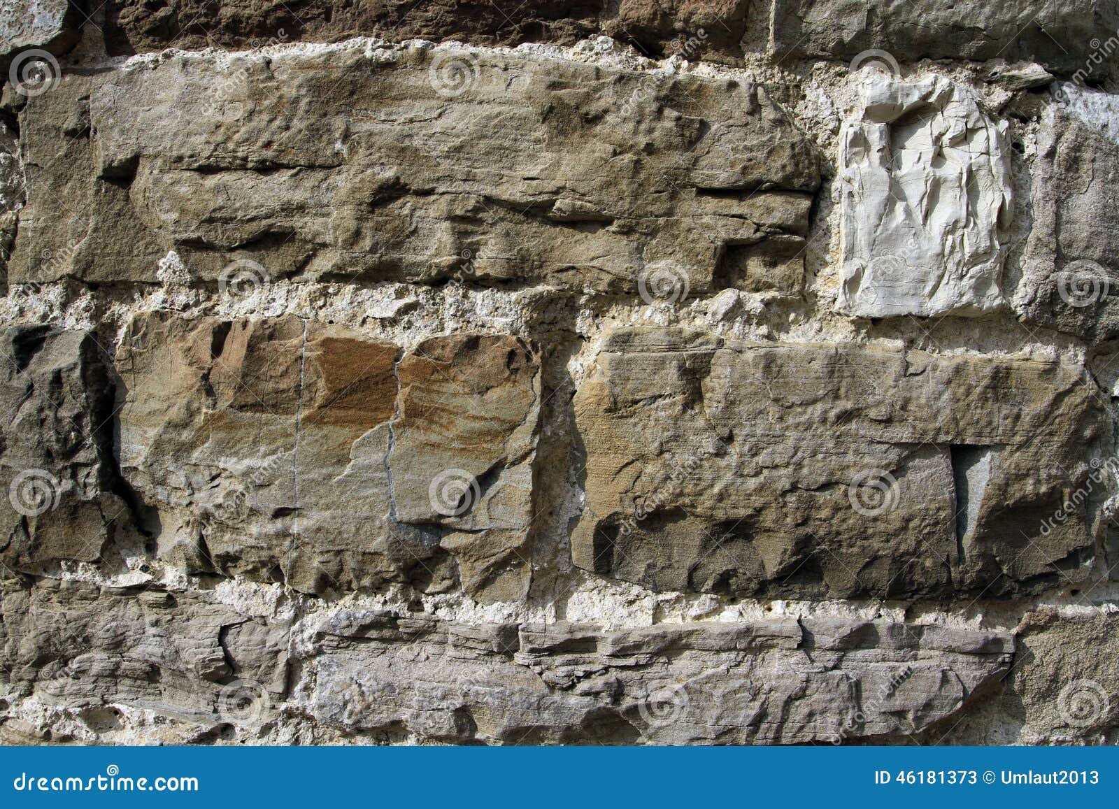 Ancient Walls of Hewn Stone Stock Image - Image of lime, textured: 46181373