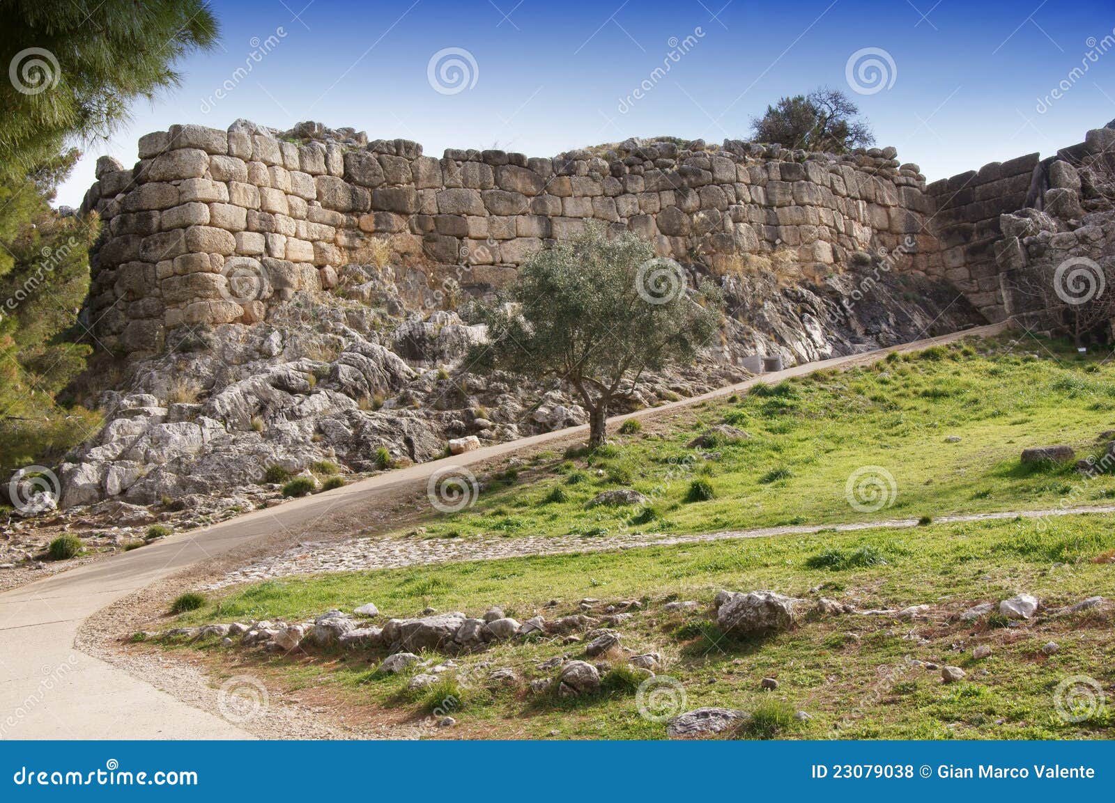 Ancient Walls And Staircase Of Shirvanshah Palace Grounds. Old Town Of ...