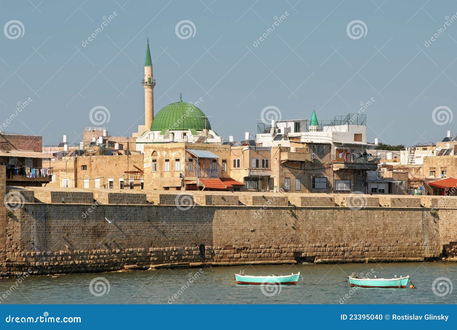Ancient Walls Od Acre, Israel. Stock Photo - Image of history, akko ...