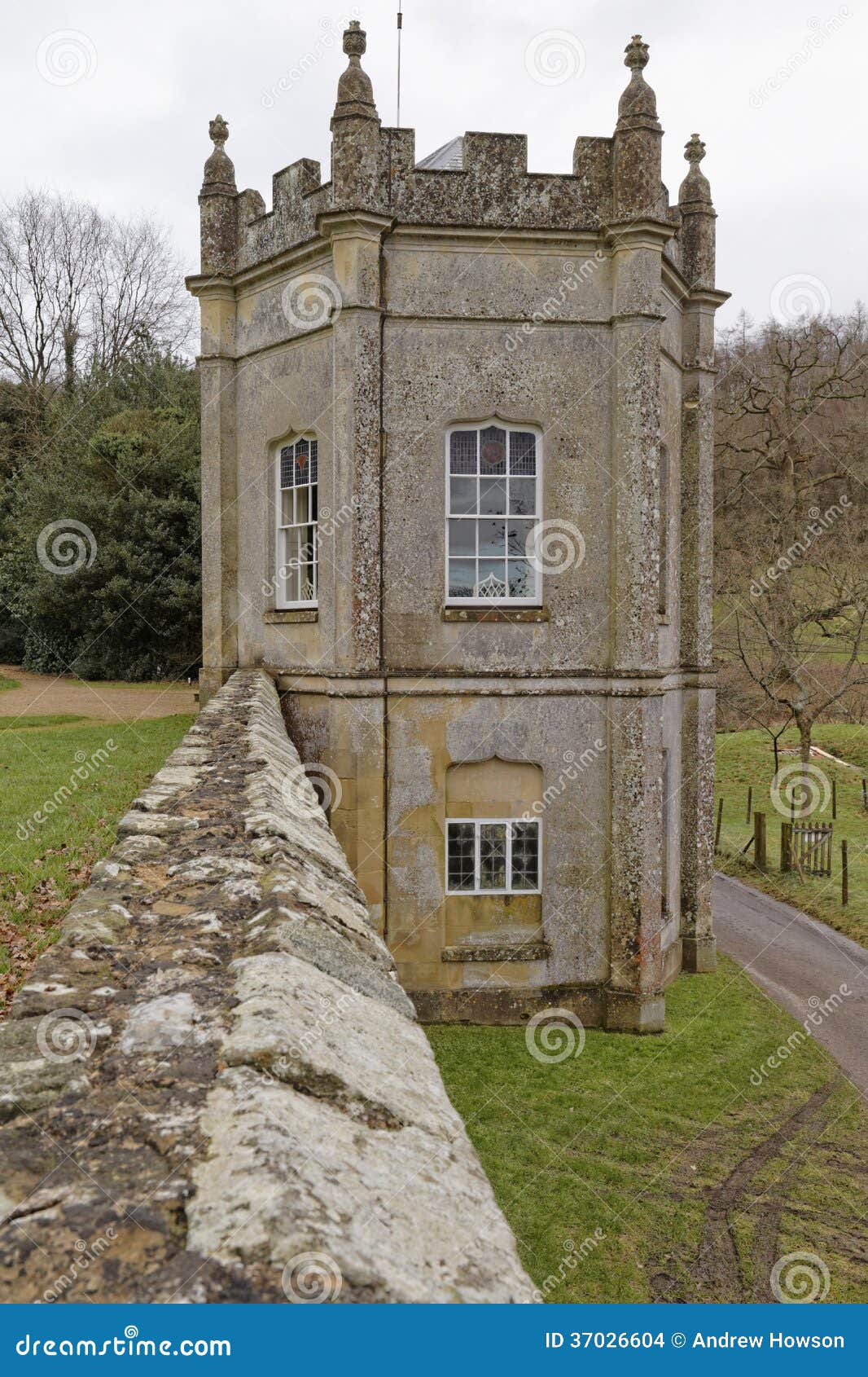 Ancient Wardour Castle Gatehouse Stock Photo - Image of destination ...