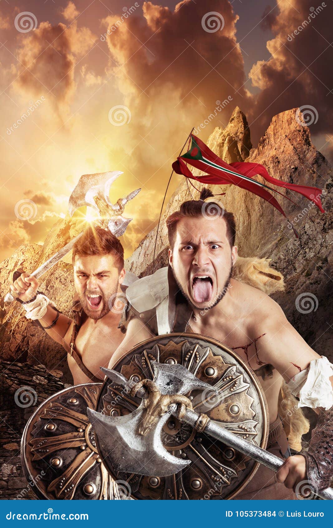 Ancient Gladiators / Warriors Stock Photo - Image of conquest, legend ...