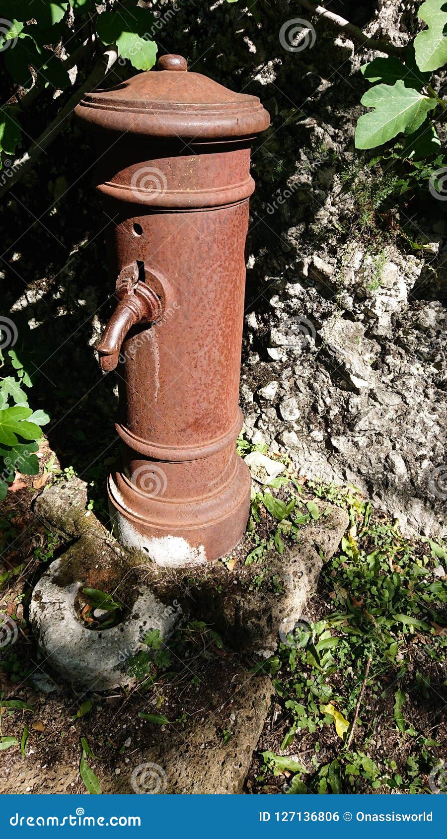 Ancient Water Pump Stock Photos - Royalty Free Pictures