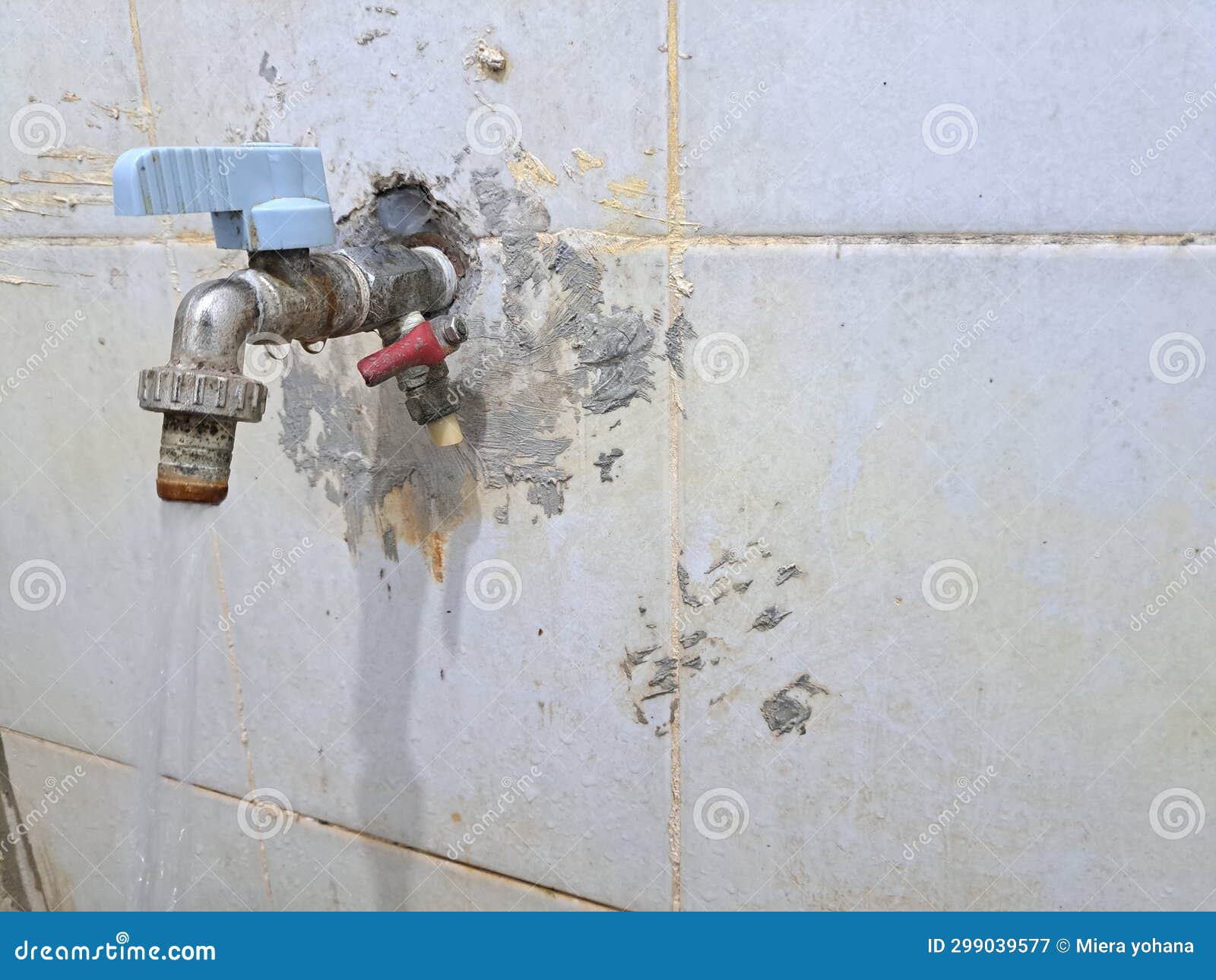 An Ancient Water Tap Object Stock Image - Image of interior, design ...