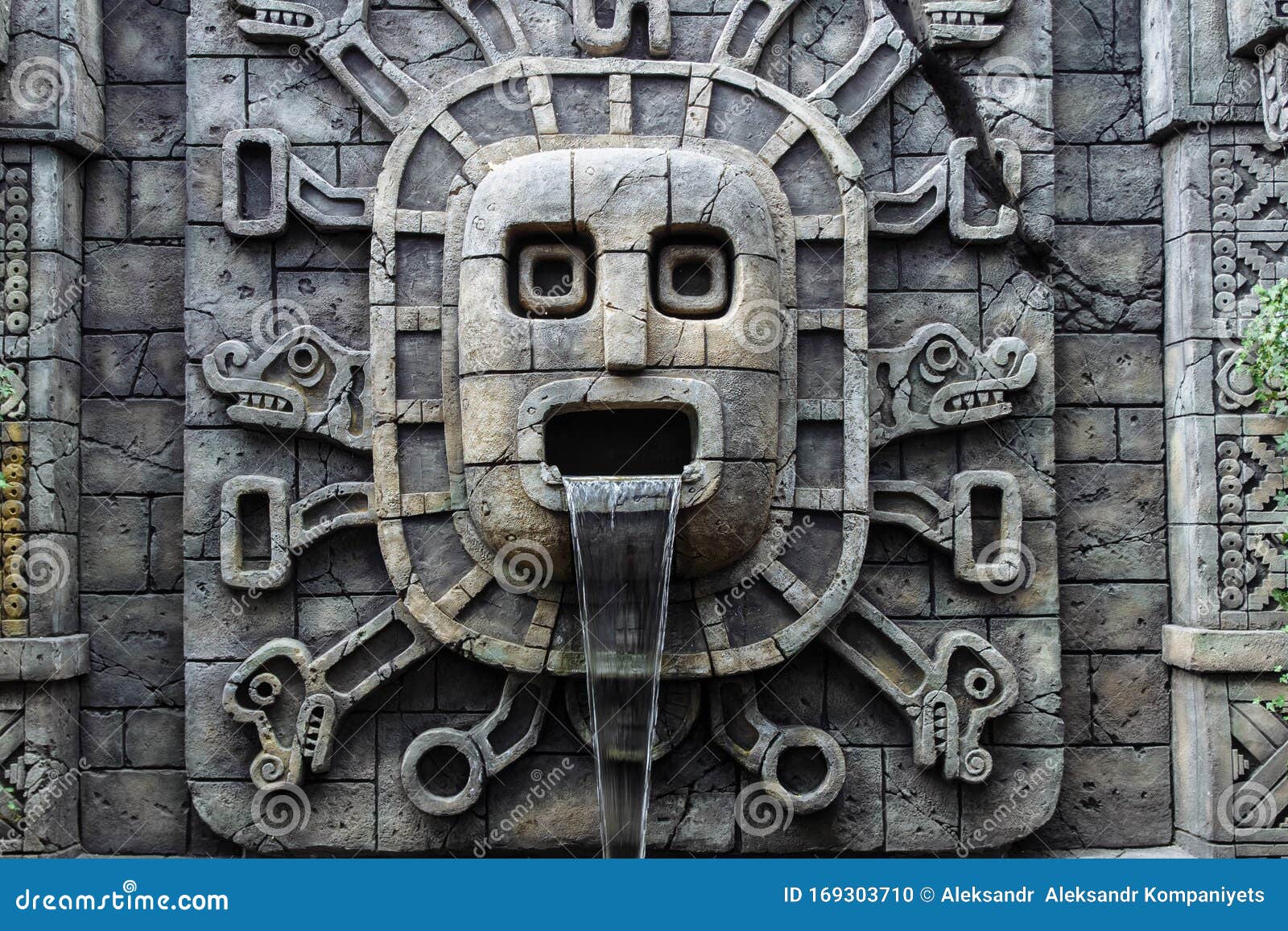 Ancient waterfall editorial image. Image of ancient - 169303710