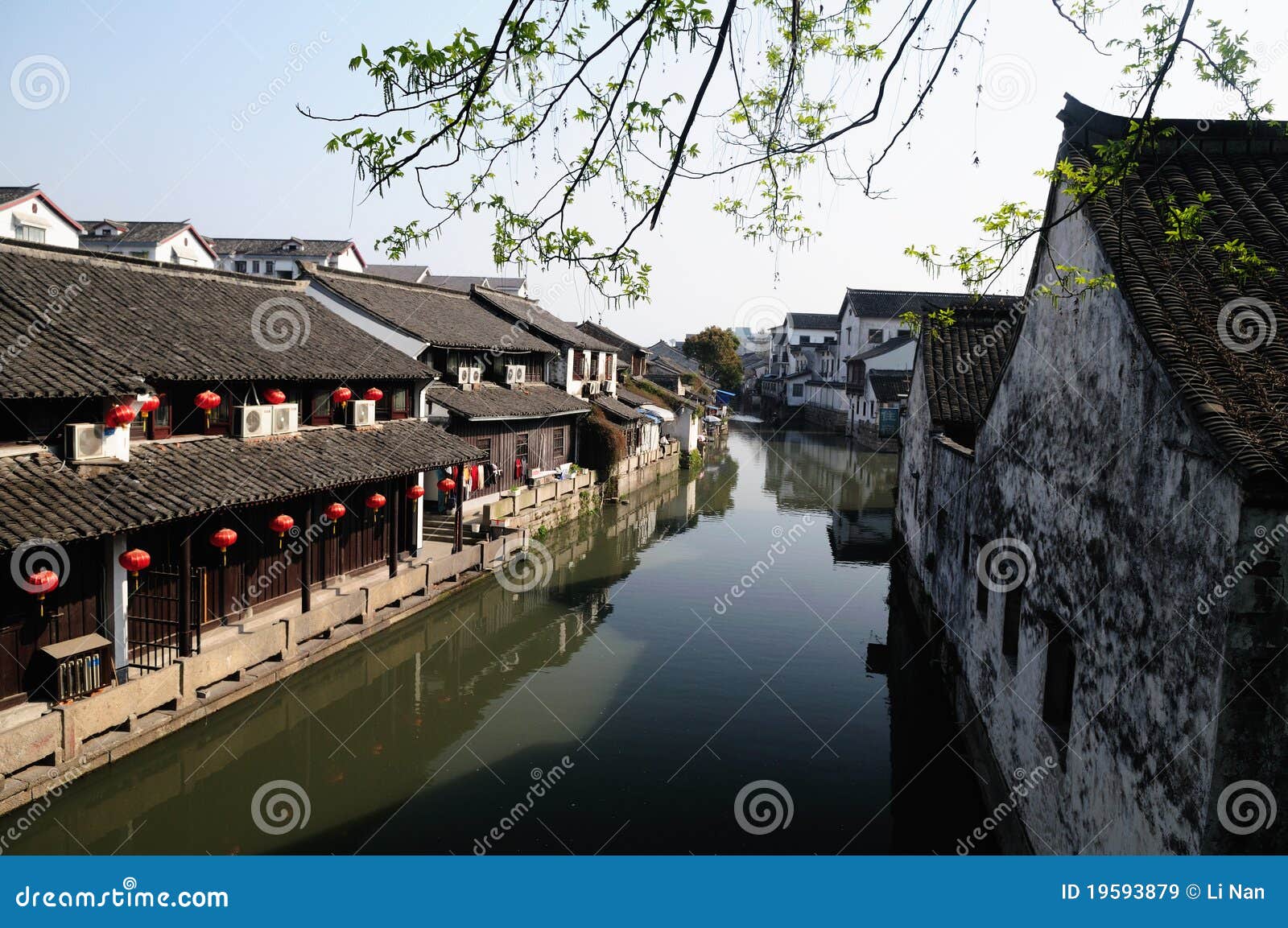 Ancient Watertown of Shaoxing Stock Image - Image of nanxun, flower ...