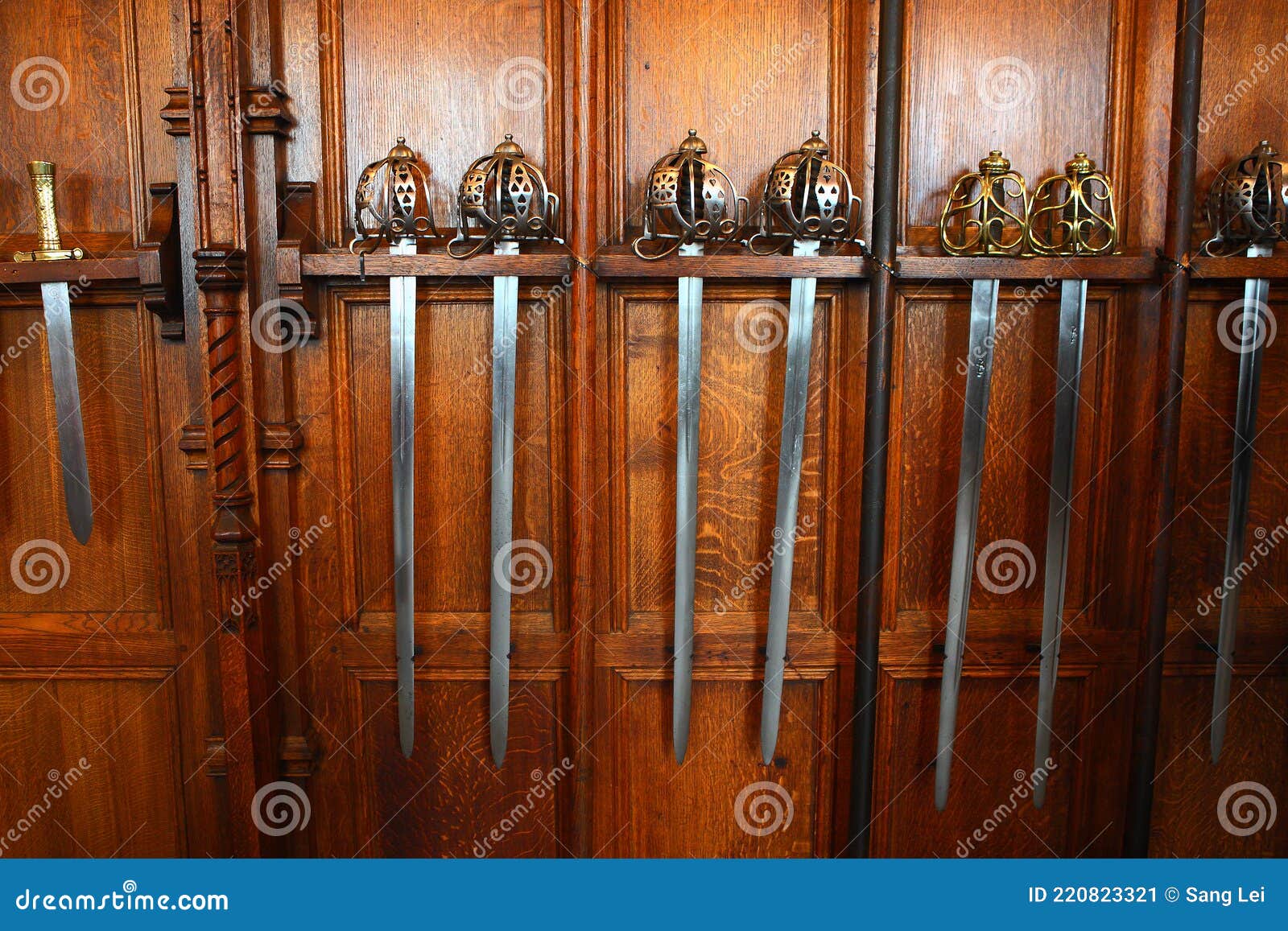 Ancient Weapons in the Castle Stock Image - Image of antiquity, times ...