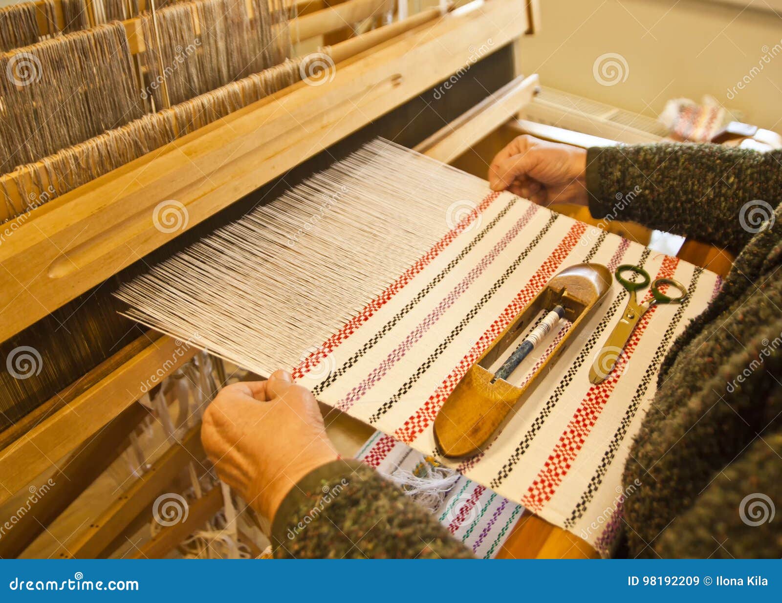 Ancient Weaving Machines Royalty-Free Stock Photo | CartoonDealer.com ...