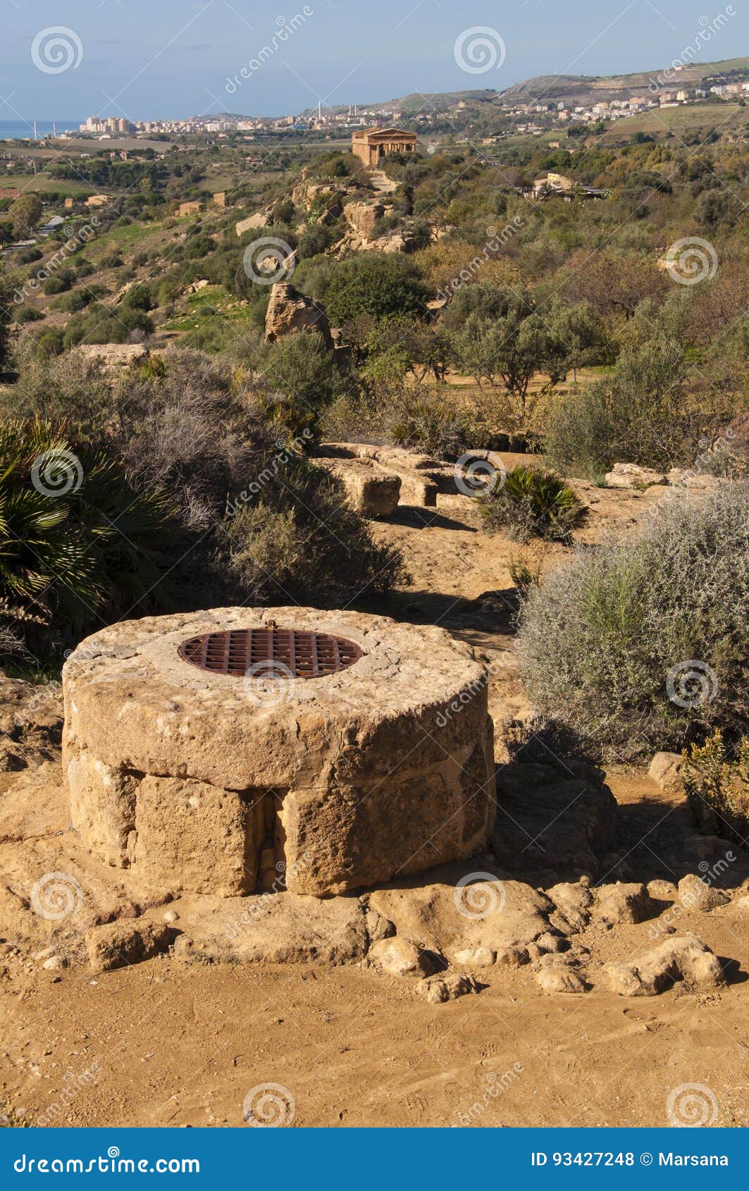 Ancient well stock photo. Image of ancient, colonnade - 93427248