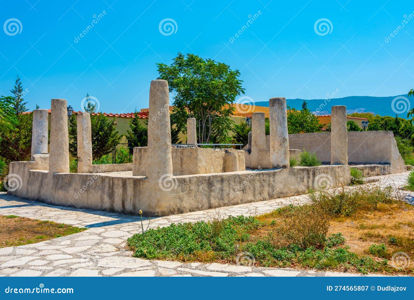 Ancient Well Tank at Greek Island Kos Stock Image - Image of aegean ...
