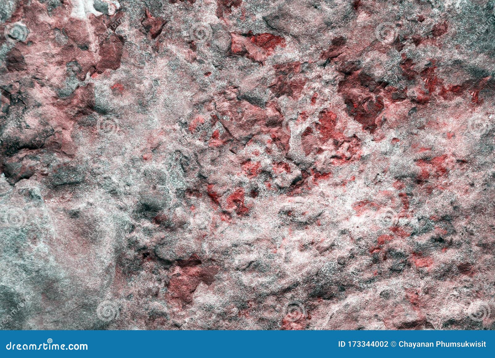 Ancient White Gray Magenta Granite Stone of Cave for Interior Stock ...