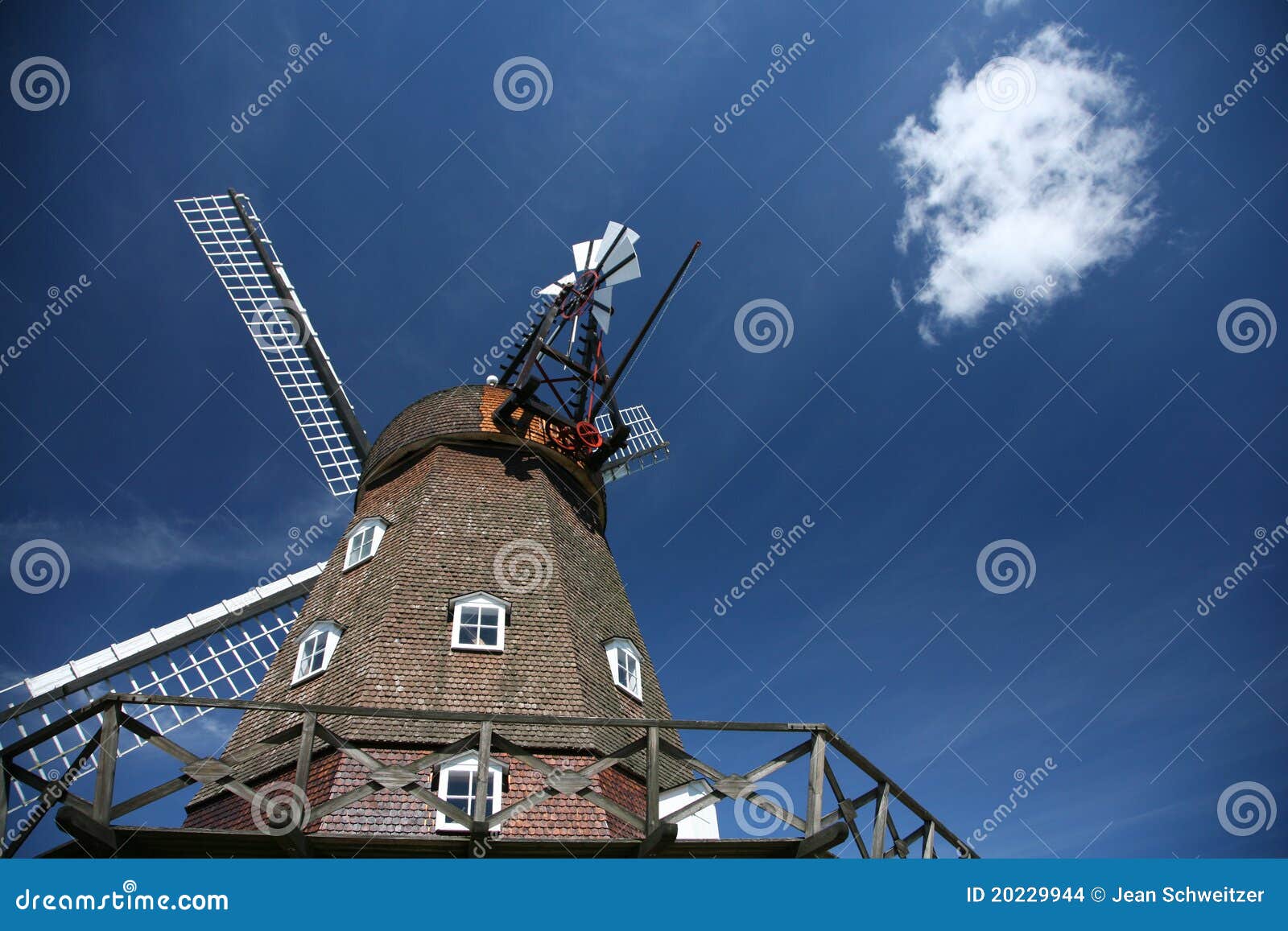 Ancient wind mills stock photo. Image of rotating, background - 20229944