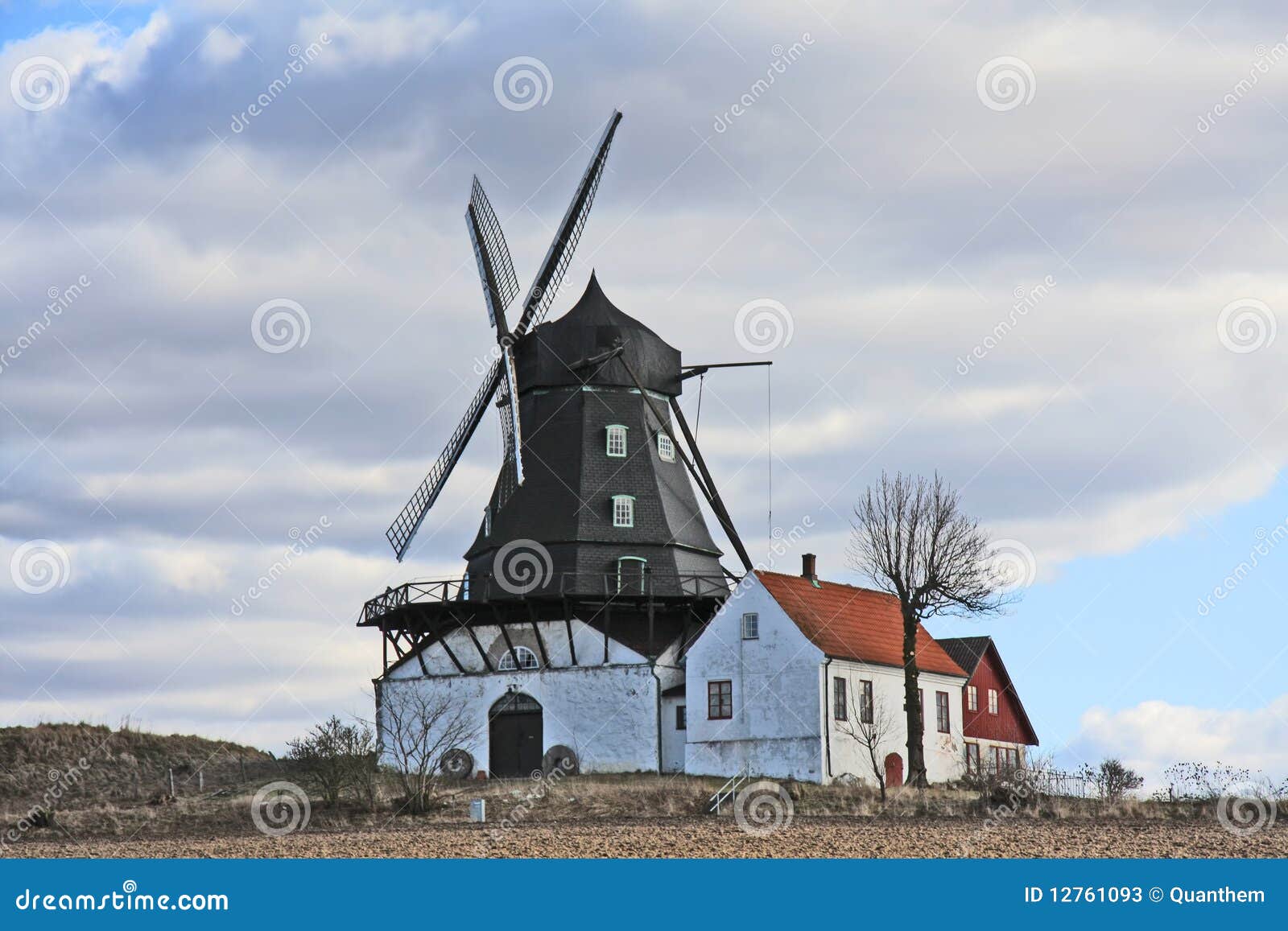 Ancient windmill, Sweden stock image. Image of history - 12761093